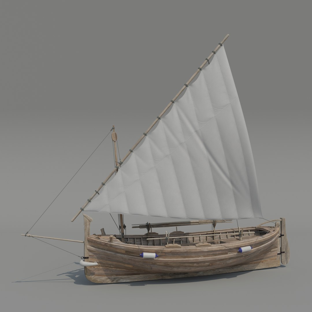 Llaut Boat 3D Model - TurboSquid 2378924