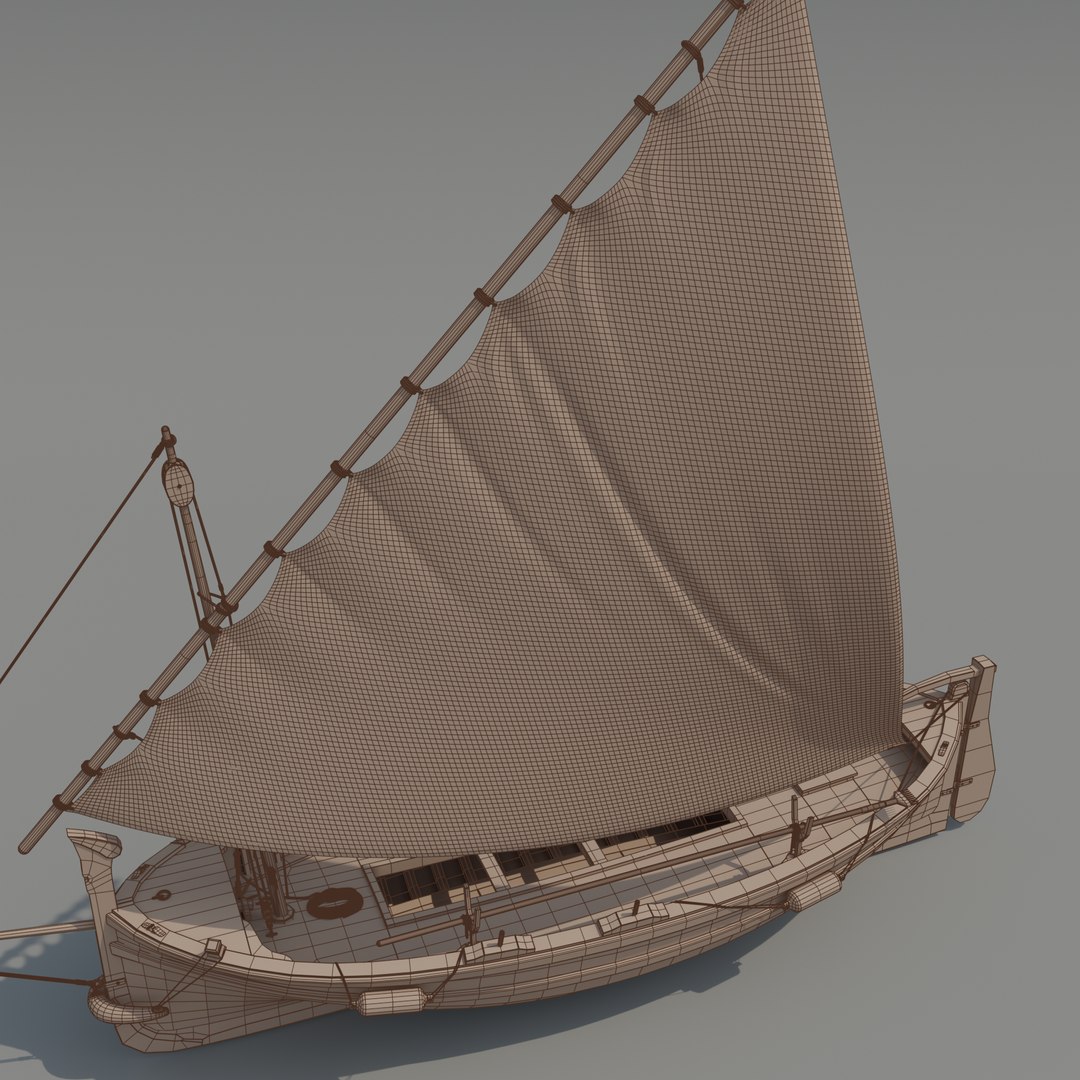 Llaut Boat 3D Model - TurboSquid 2378924