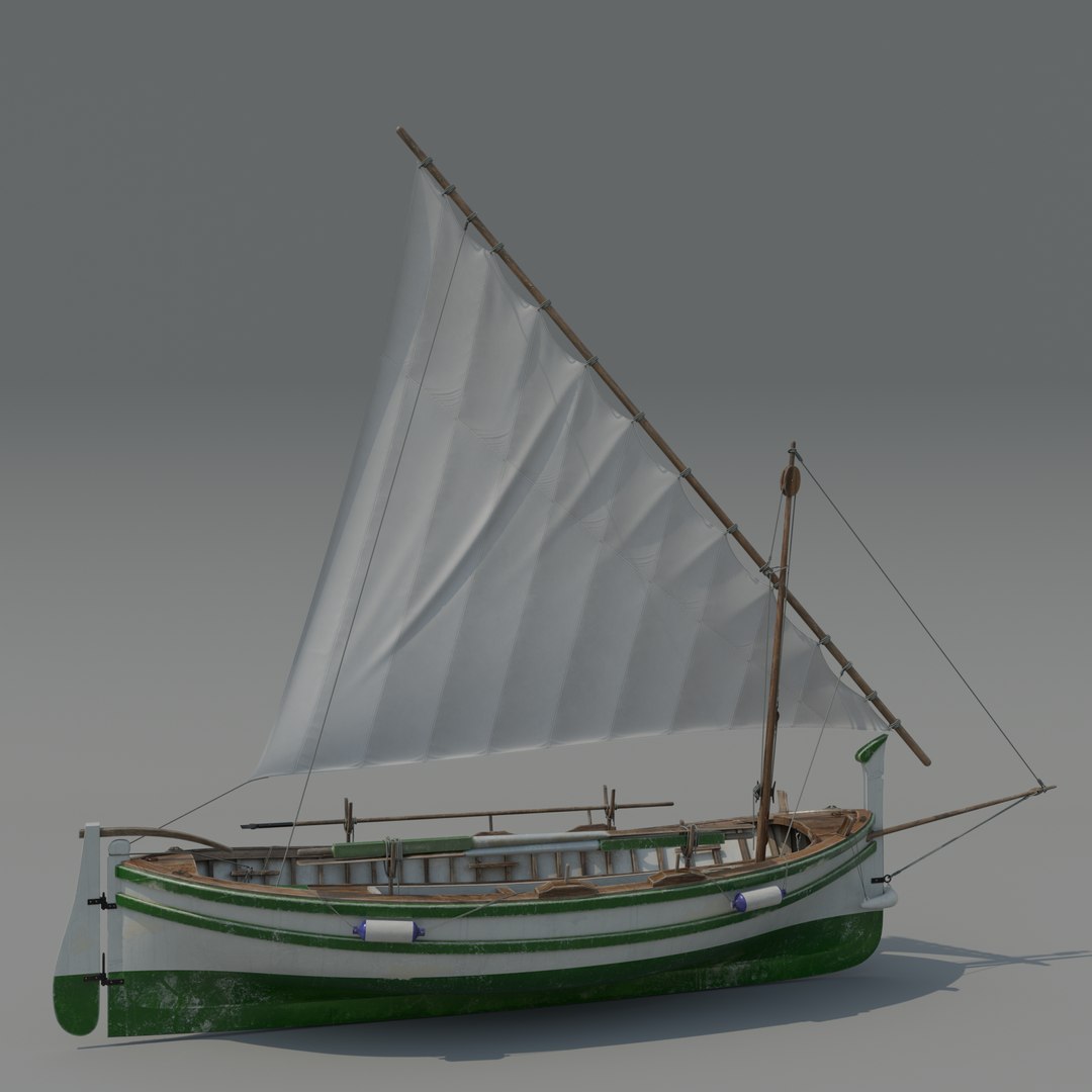 Llaut Boat 3D Model - TurboSquid 2378924