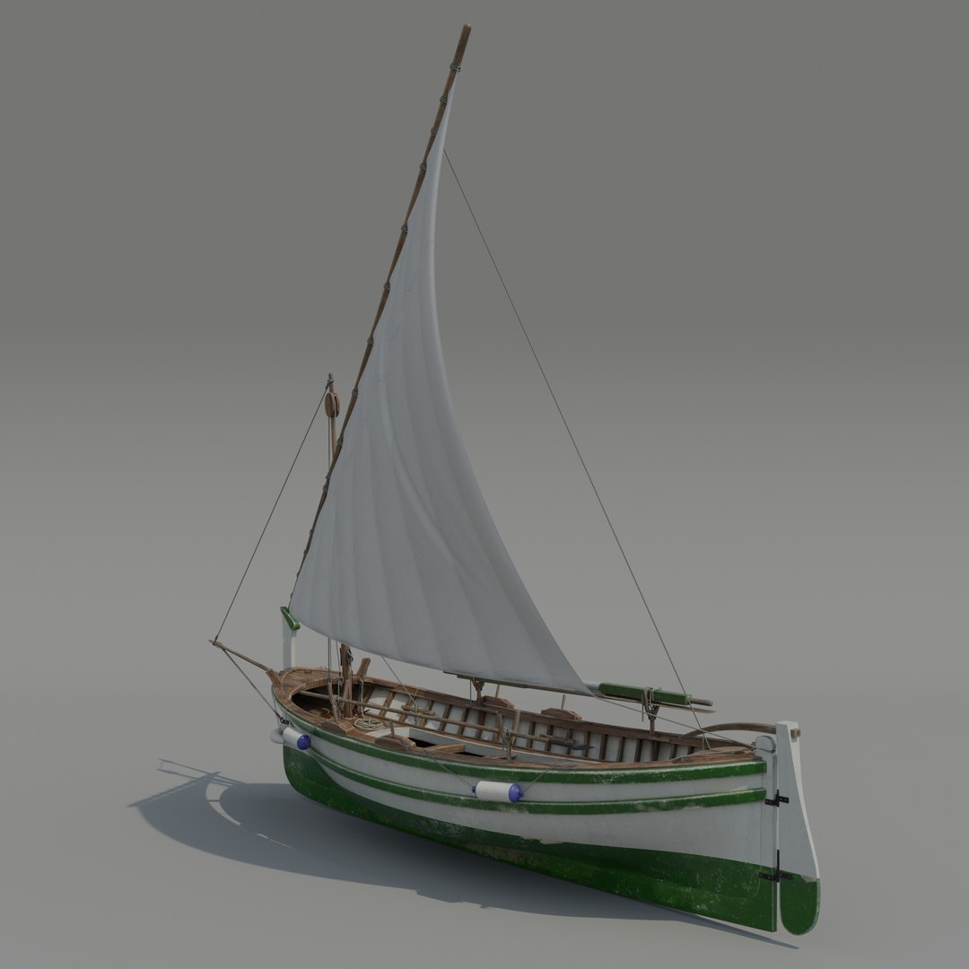 Llaut Boat 3D Model - TurboSquid 2378924