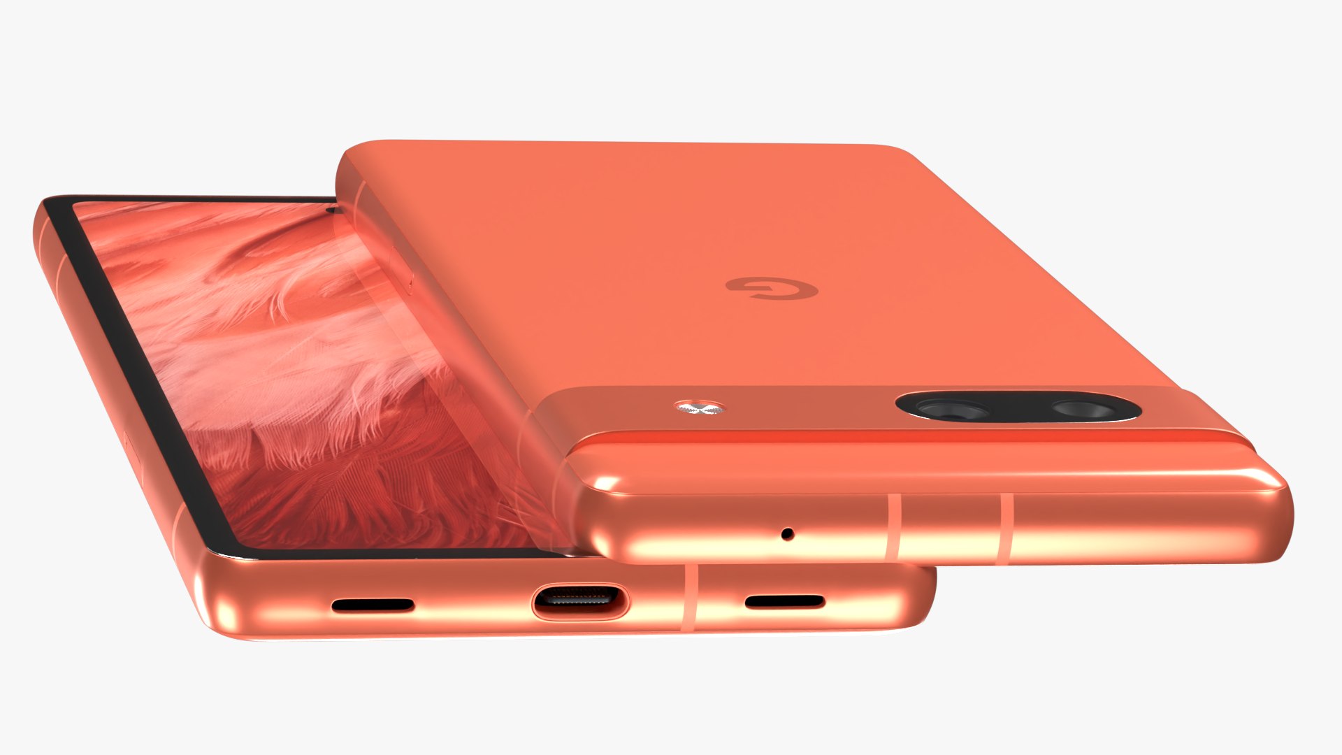 Google Pixel 7a Coral 3D Model - TurboSquid 2073938