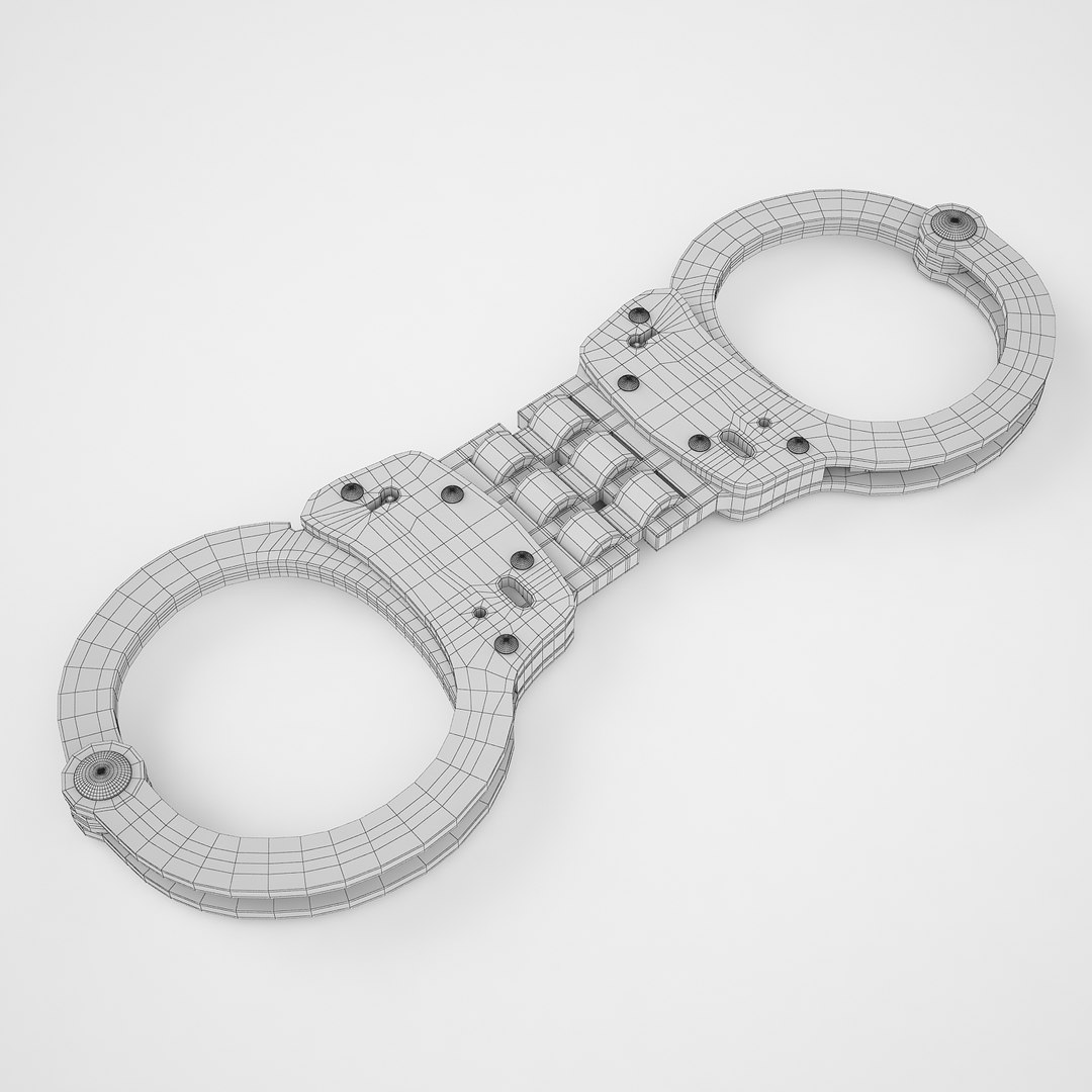 3D Handcuffs Model - TurboSquid 1211225