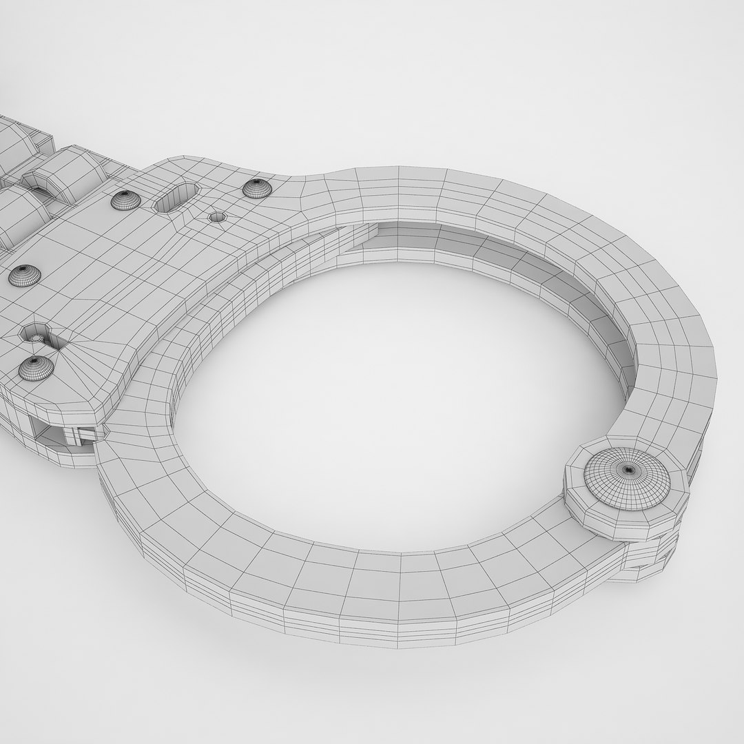 3D Handcuffs Model - TurboSquid 1211225