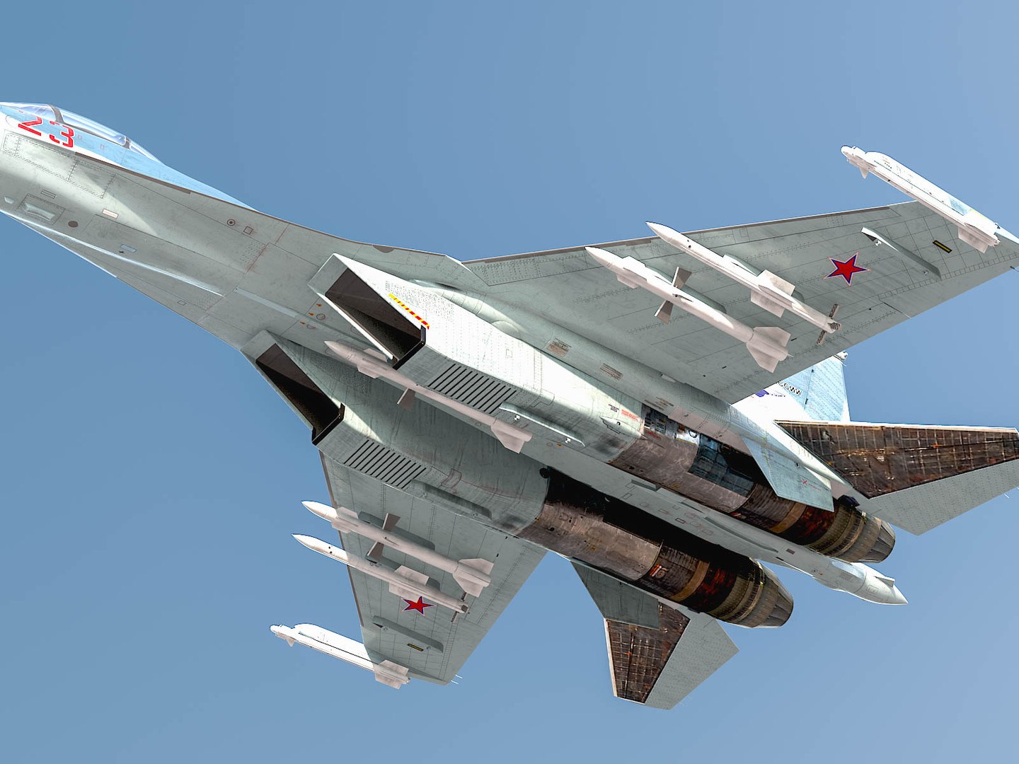Sukhoi Su-35 Flanker-e 3D Model - TurboSquid 1360507