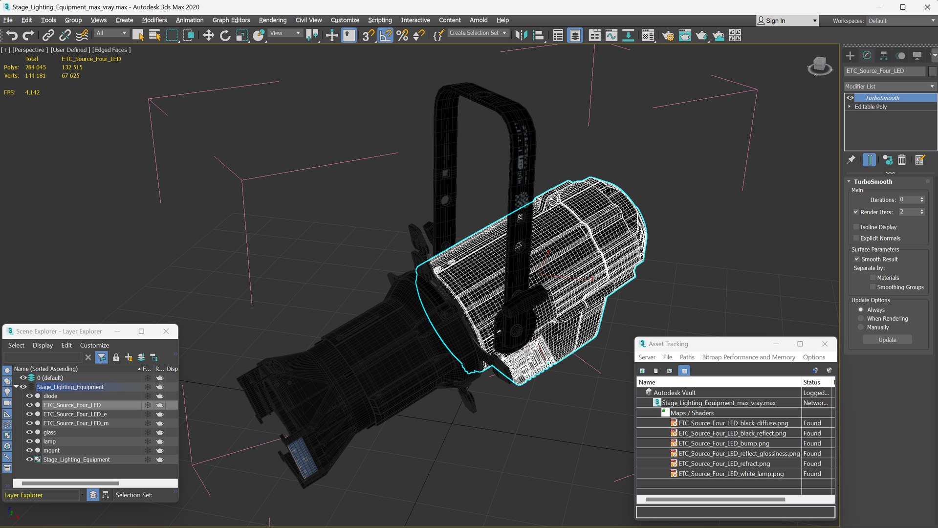 3D Stage Lighting Equipment - TurboSquid 2330215