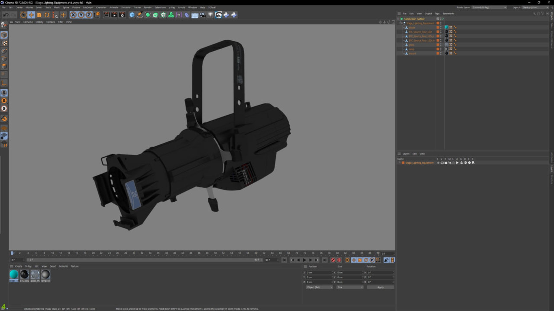3D Stage Lighting Equipment - TurboSquid 2330215