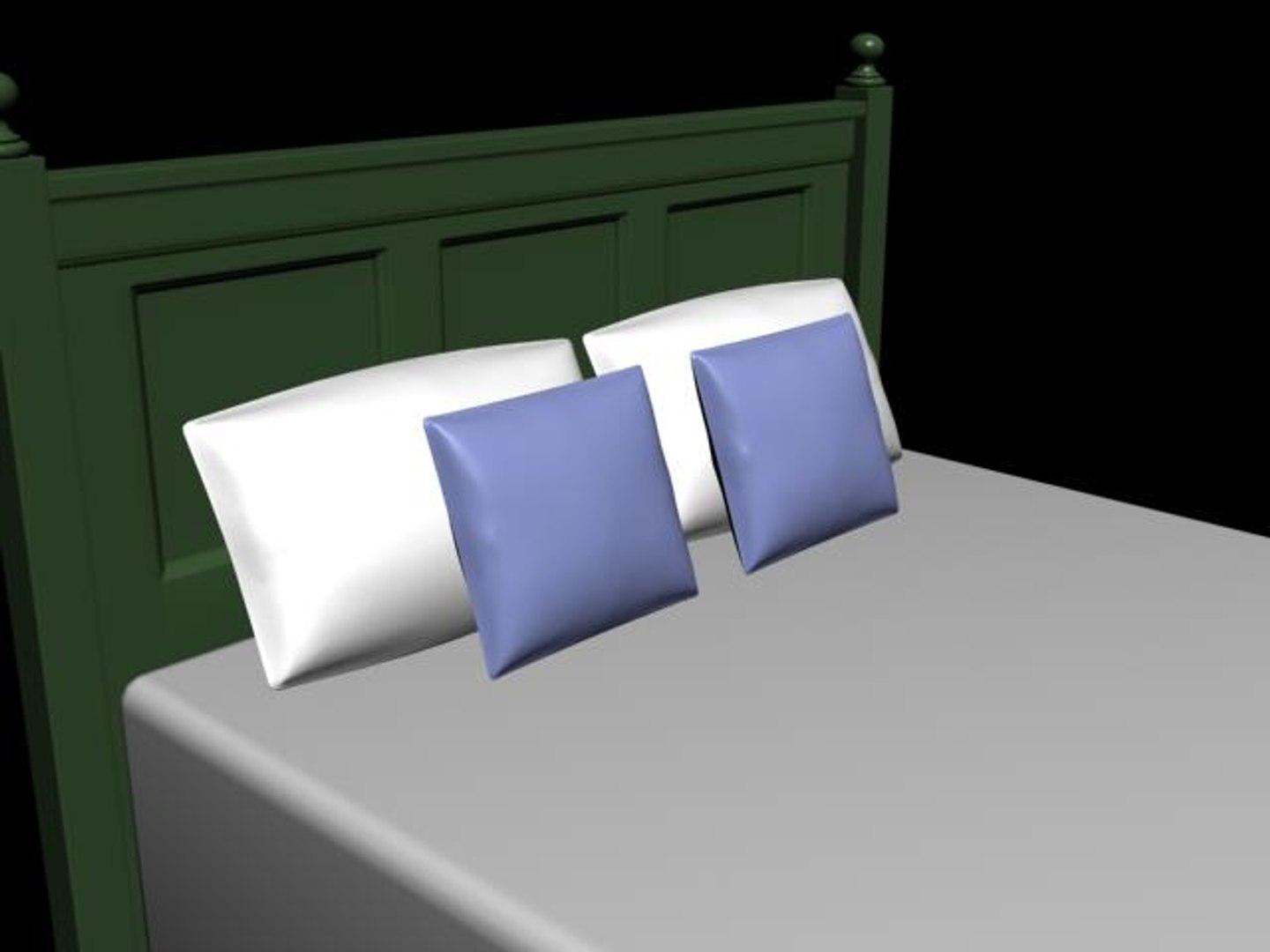 Free Object Bed 3d Model