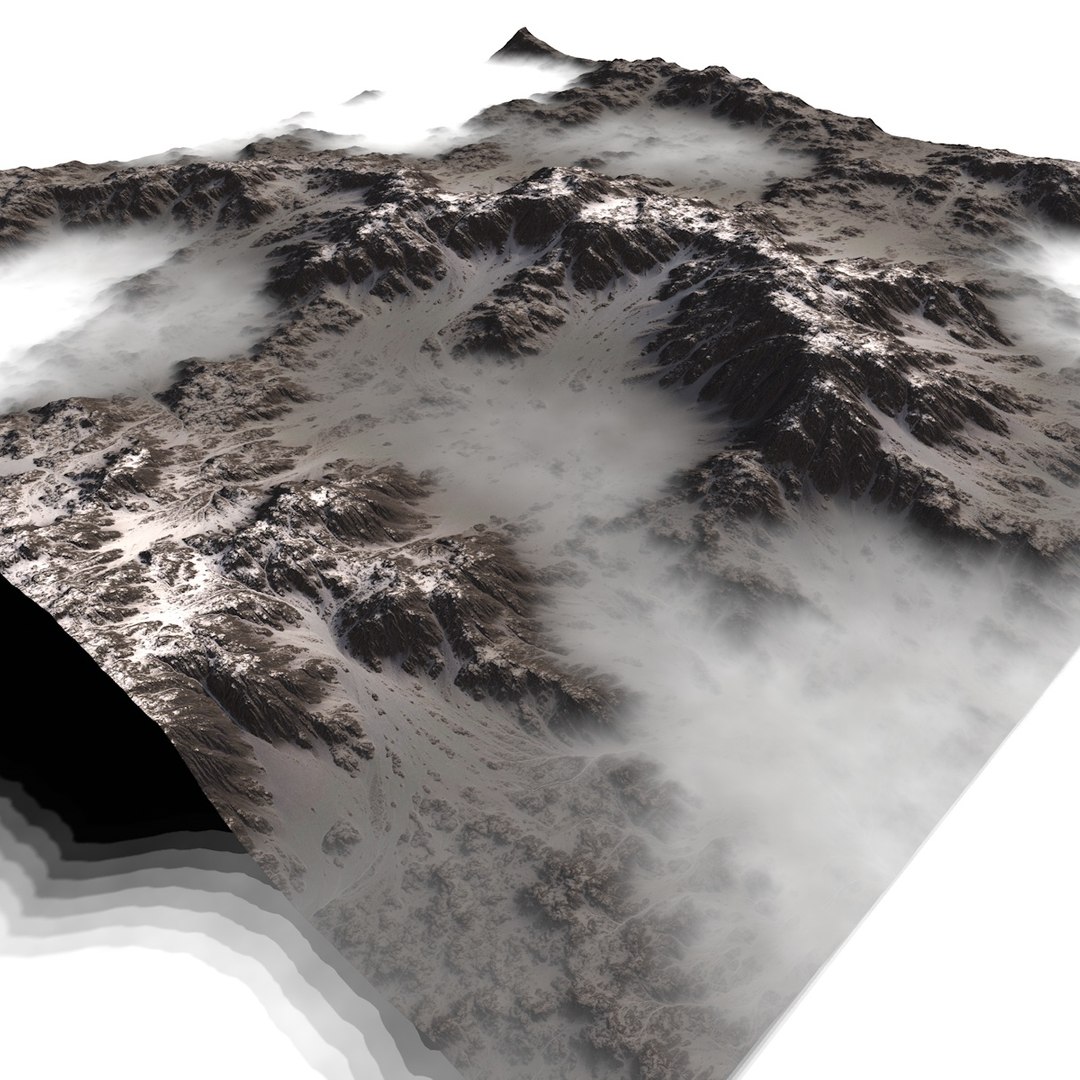 Snowy Valley 3D Model - TurboSquid 1293945