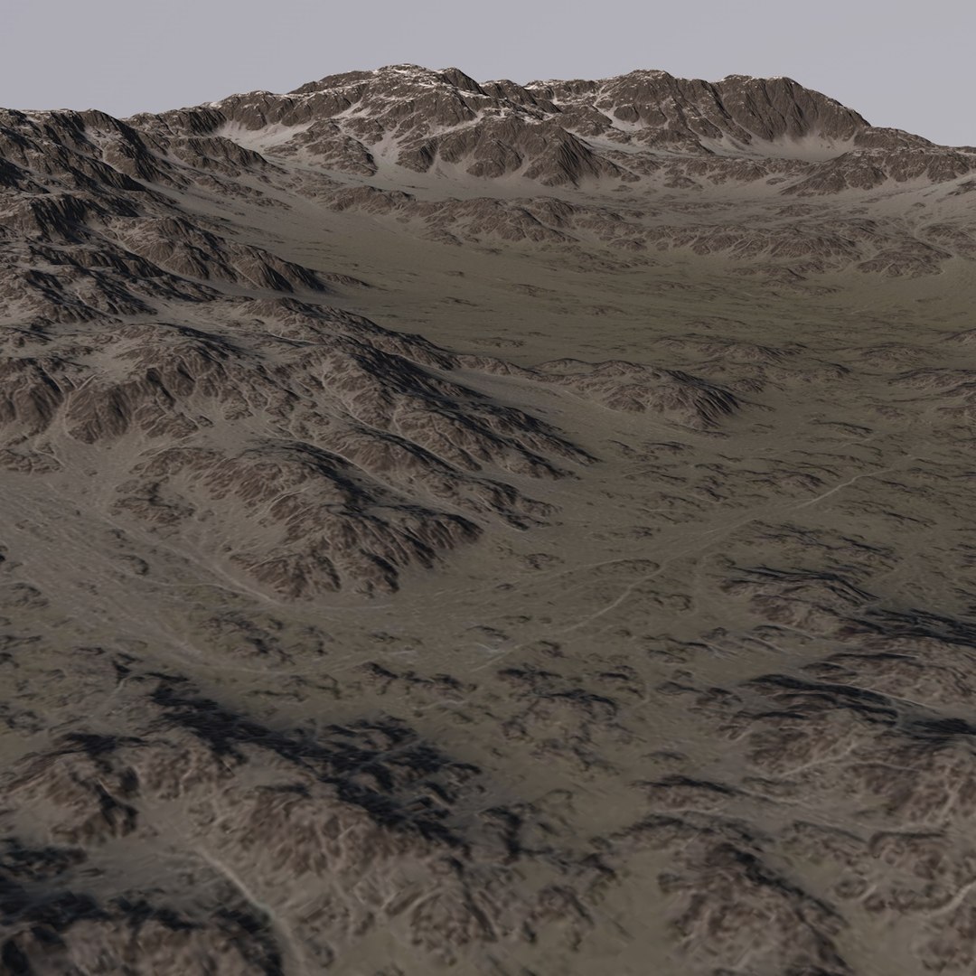 Snowy Valley 3D Model - TurboSquid 1293945