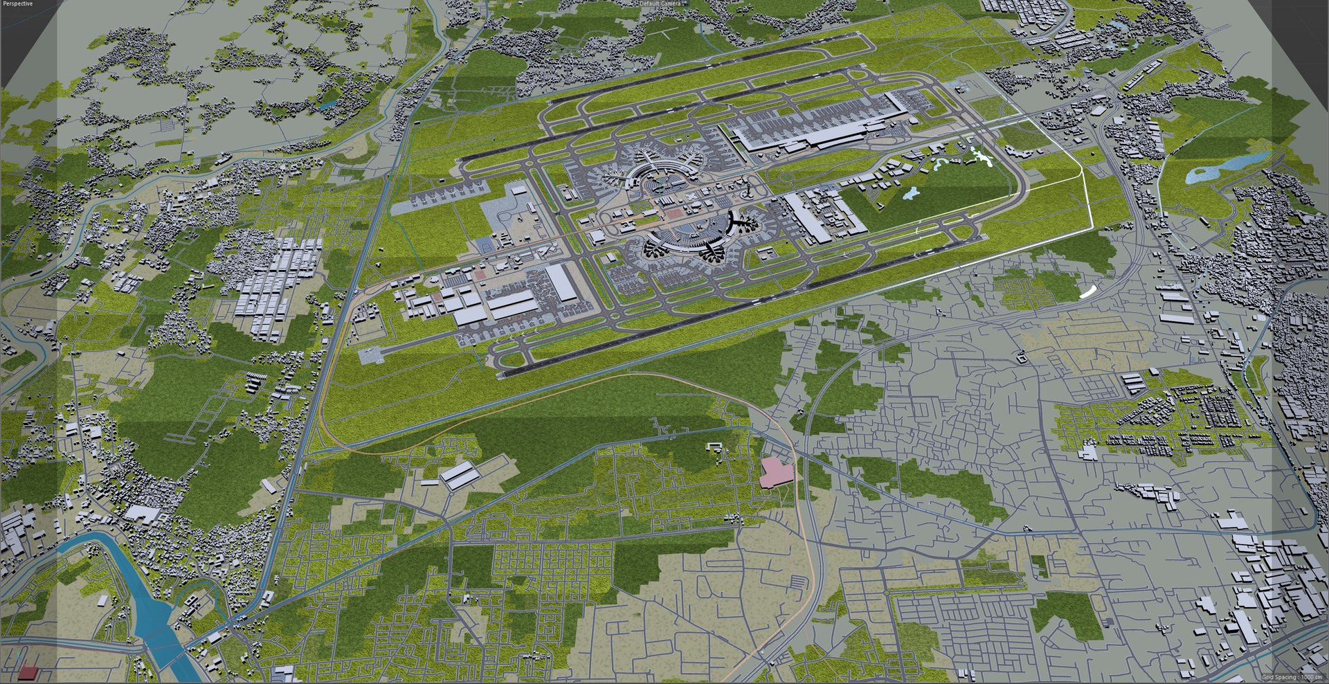 Soekarno Hatta Airport Jakarta 3d Model Turbosquid 2005201