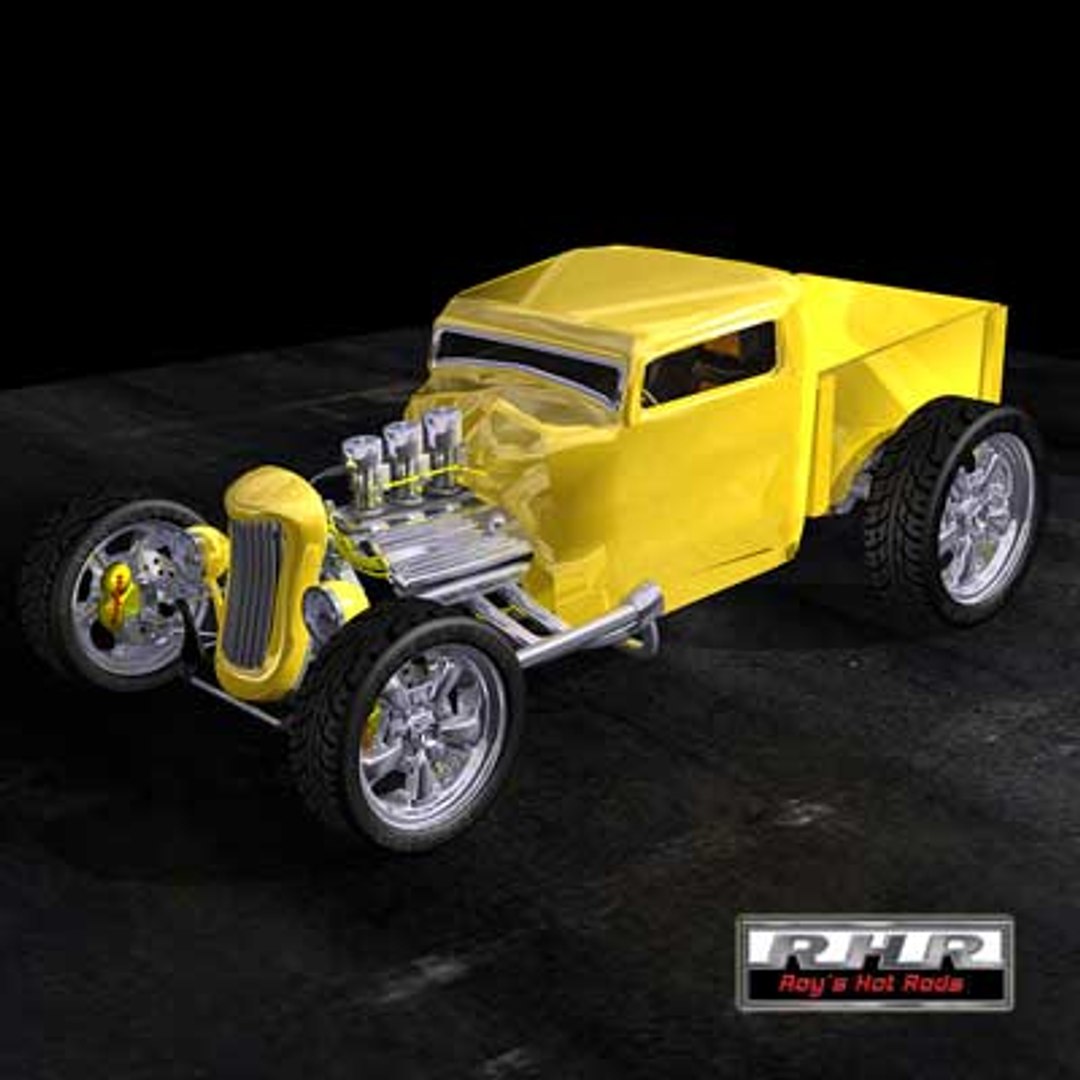 Hot Rods 3d Model