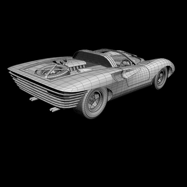 3D 1968 Pininfarina P5 concept model - TurboSquid 1874108