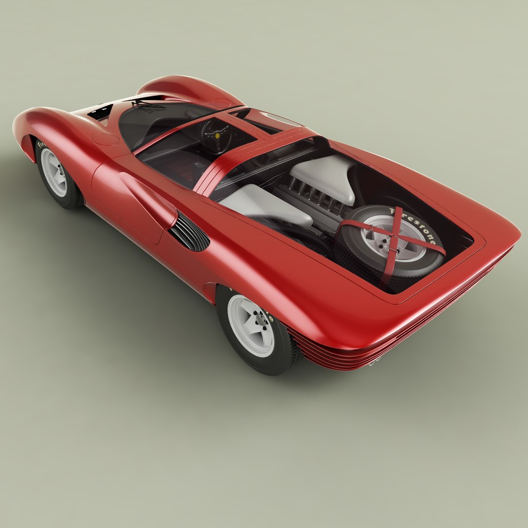 3D 1968 Pininfarina P5 Concept Model - TurboSquid 1874108