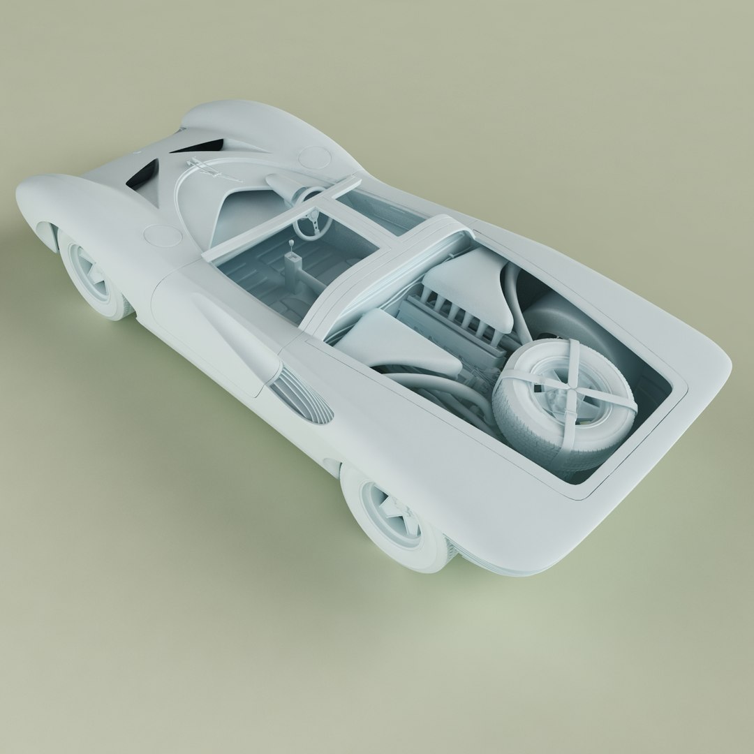 3D 1968 Pininfarina P5 Concept Model - TurboSquid 1874108