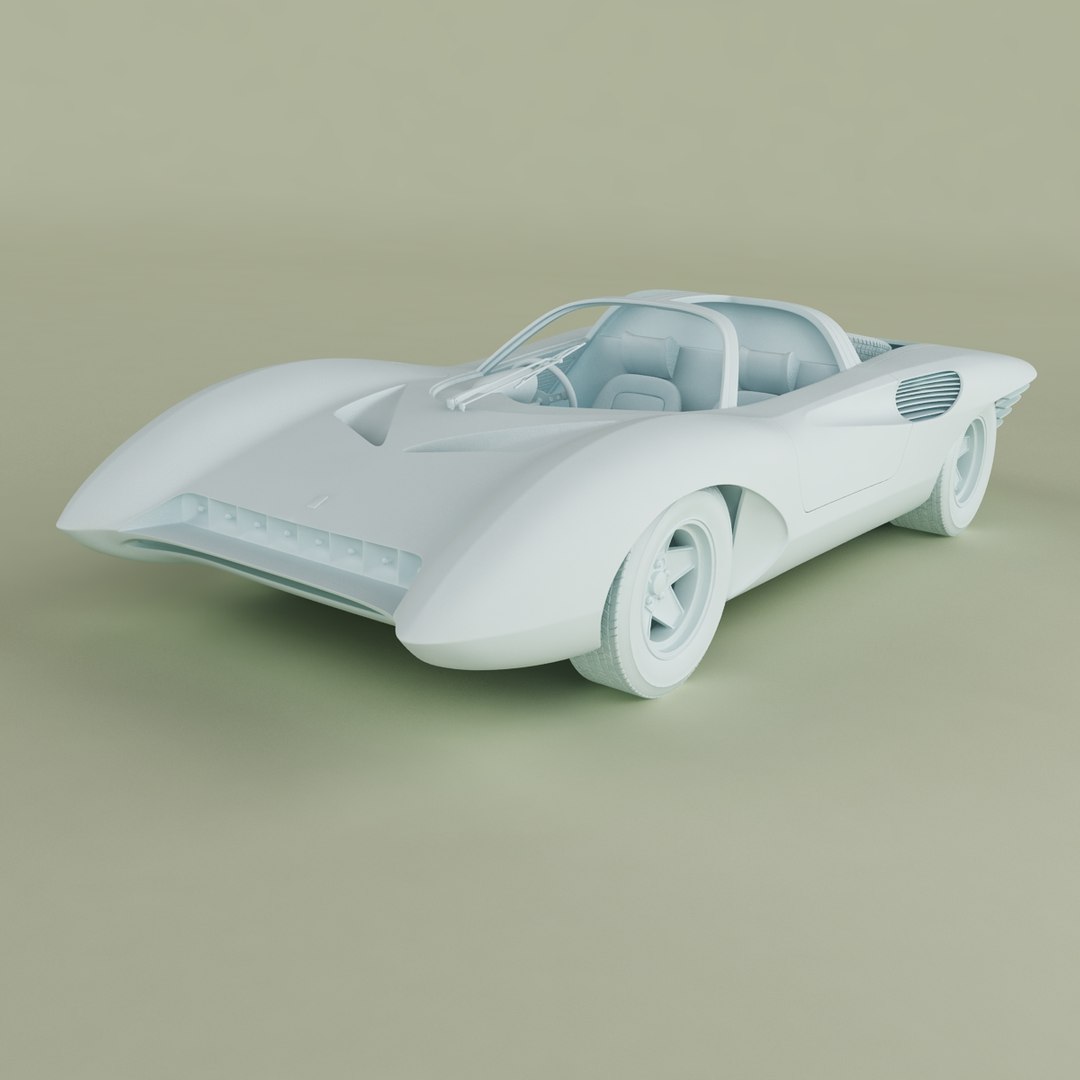 3D 1968 Pininfarina P5 Concept Model - TurboSquid 1874108