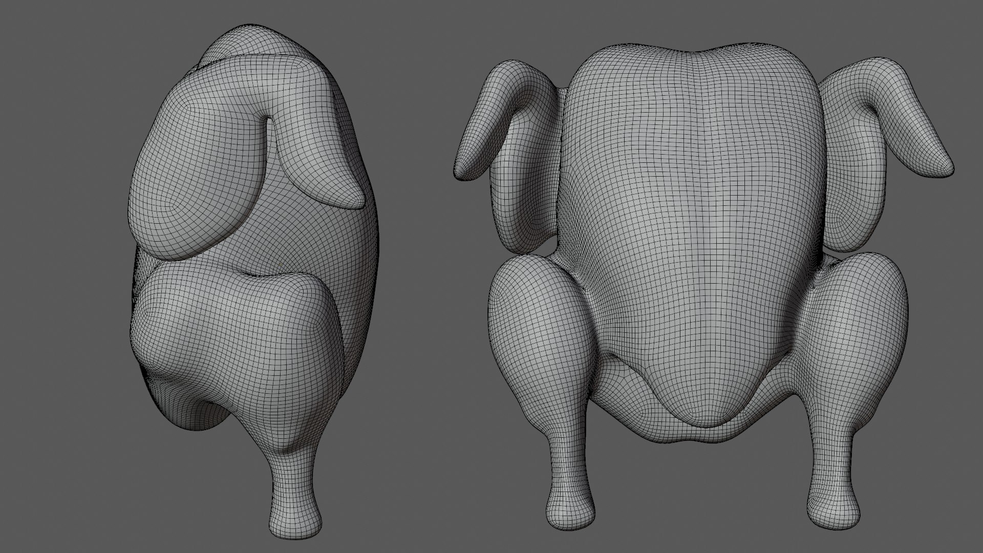 3D Chicken - TurboSquid 1759190