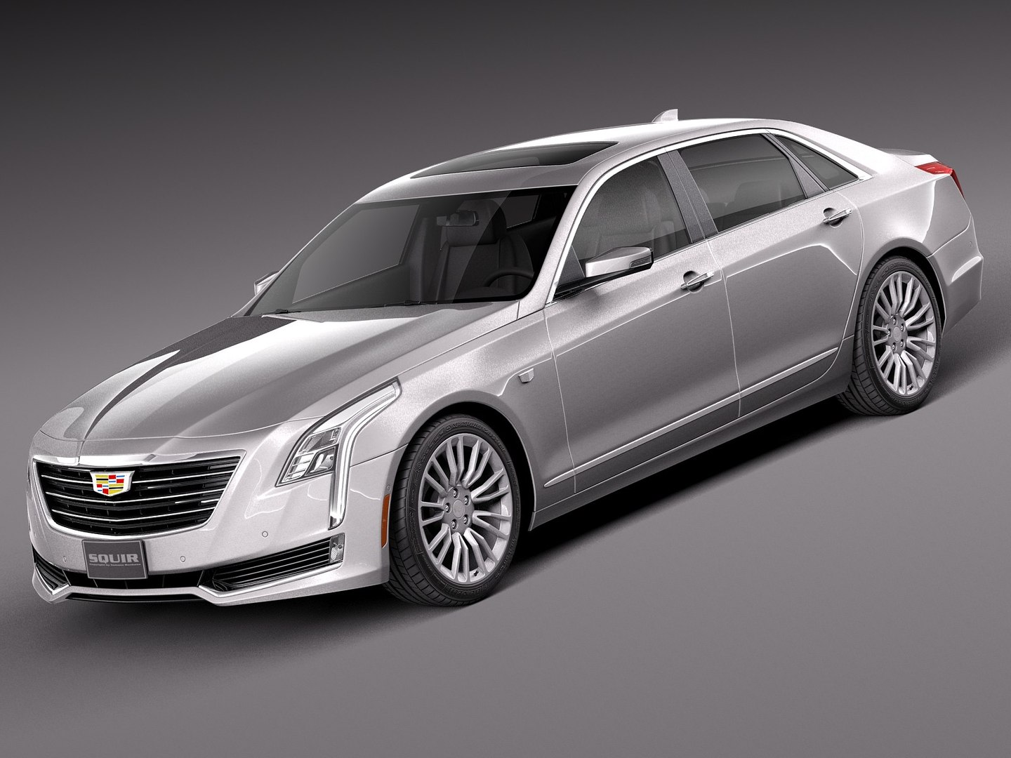3d 2016 Cadillac Ct6 Model