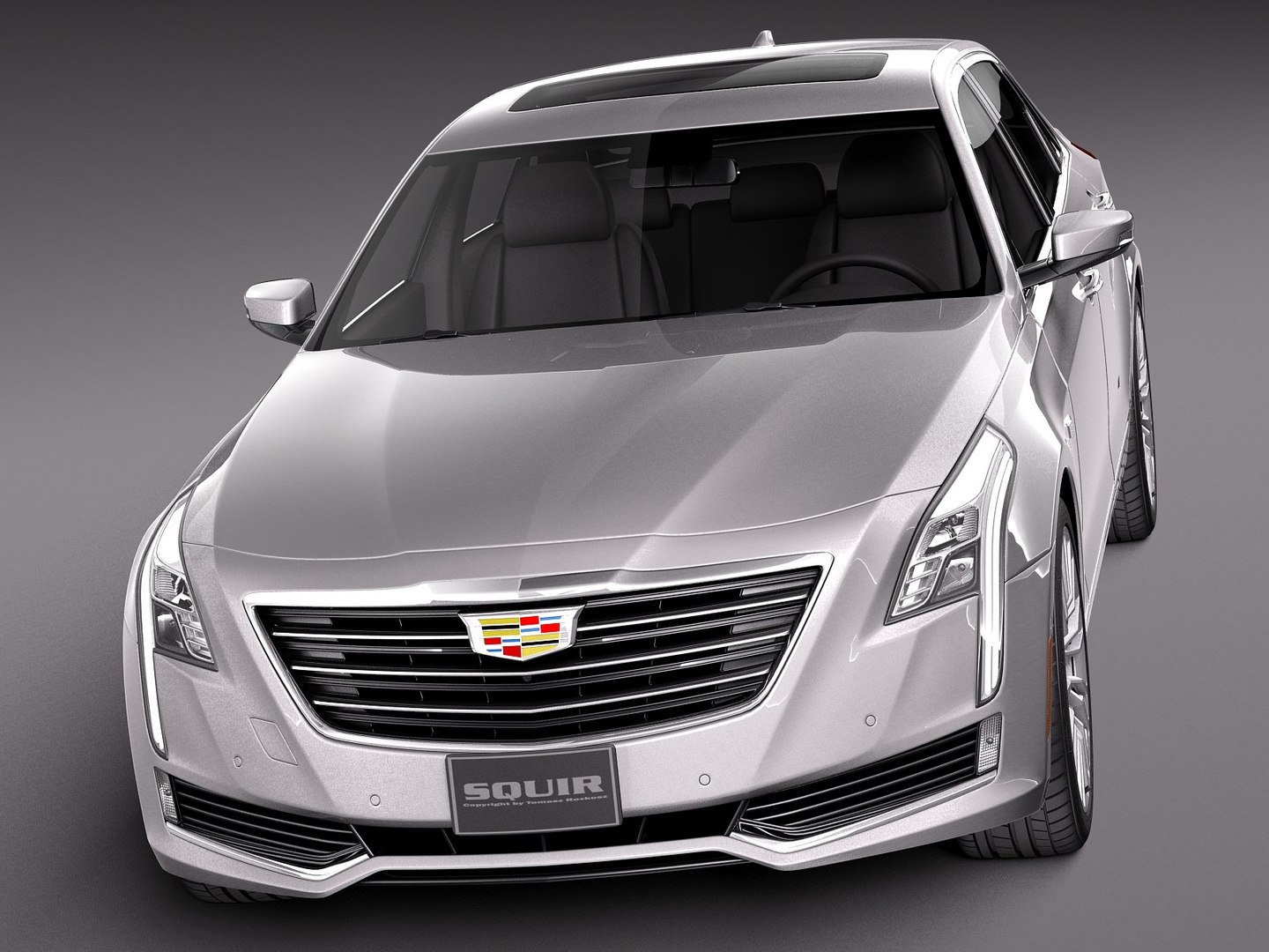 3d 2016 Cadillac Ct6 Model
