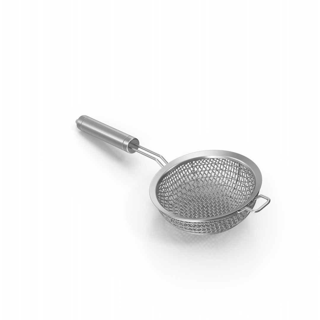 Steel Kitchen Sieve 3D Model - TurboSquid 2027293