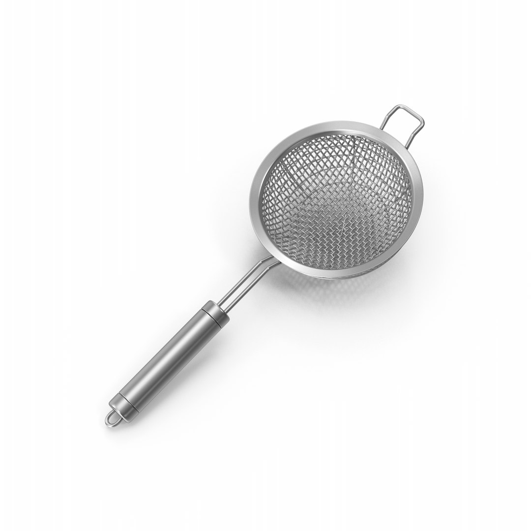 Steel Kitchen Sieve 3D Model - TurboSquid 2027293