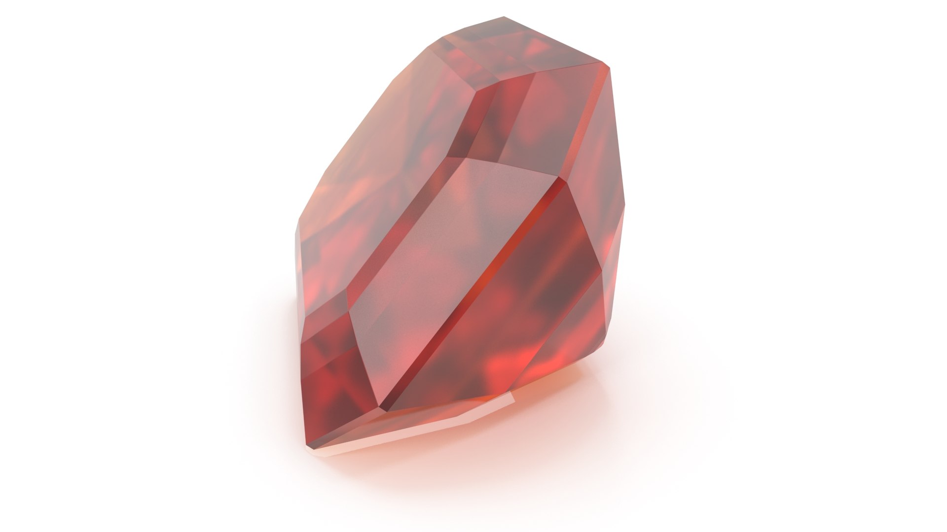 Emerald Cut Amber 3D model - TurboSquid 1840124