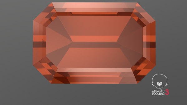 Emerald Cut Amber 3D model - TurboSquid 1840124