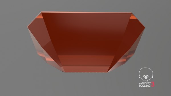 Emerald Cut Amber 3D model - TurboSquid 1840124