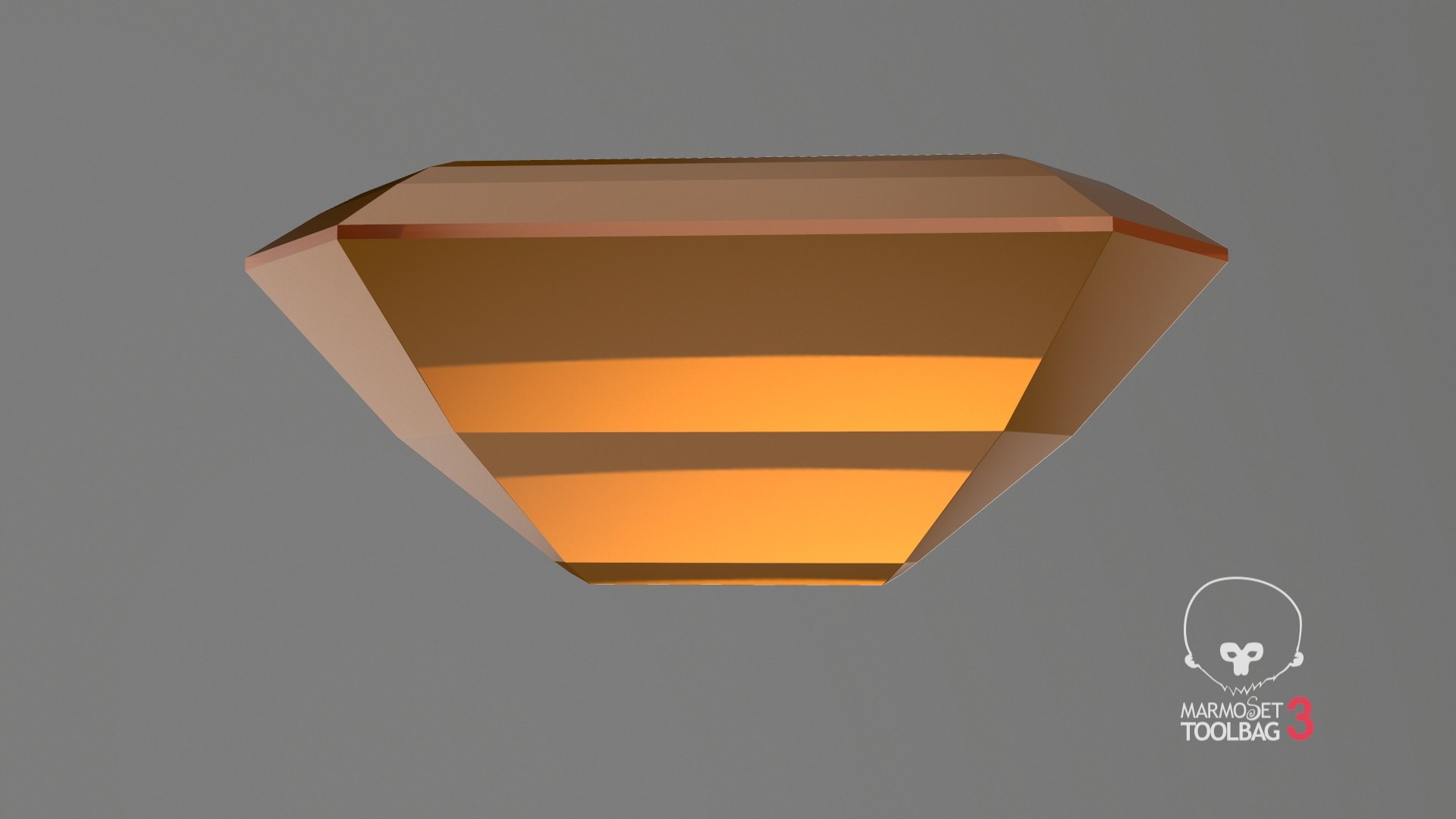 Emerald Cut Amber 3D model - TurboSquid 1840124