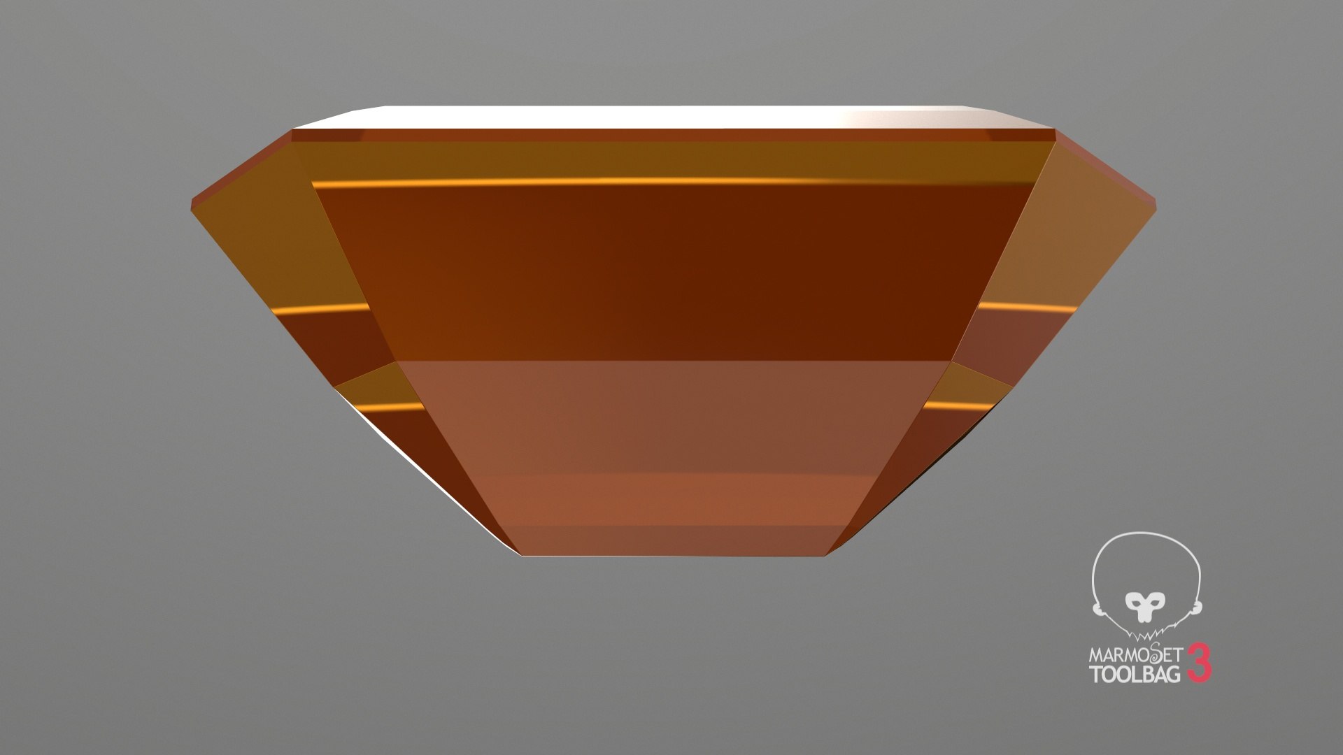 Emerald Cut Amber 3D model - TurboSquid 1840124