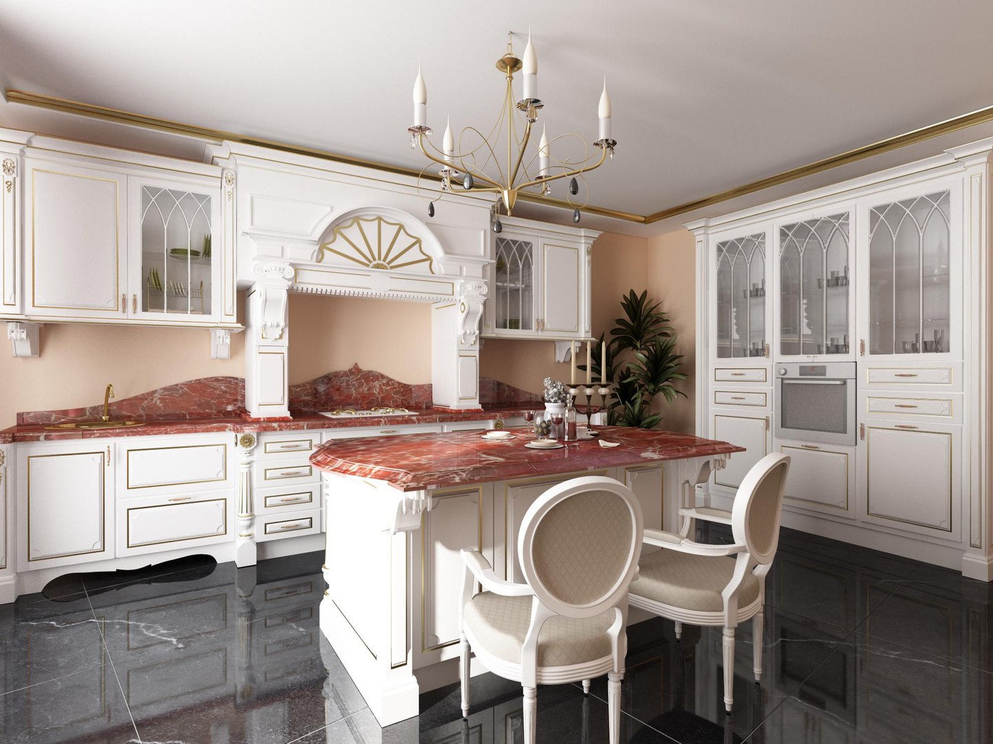 Kitchen Italian 3d Model
