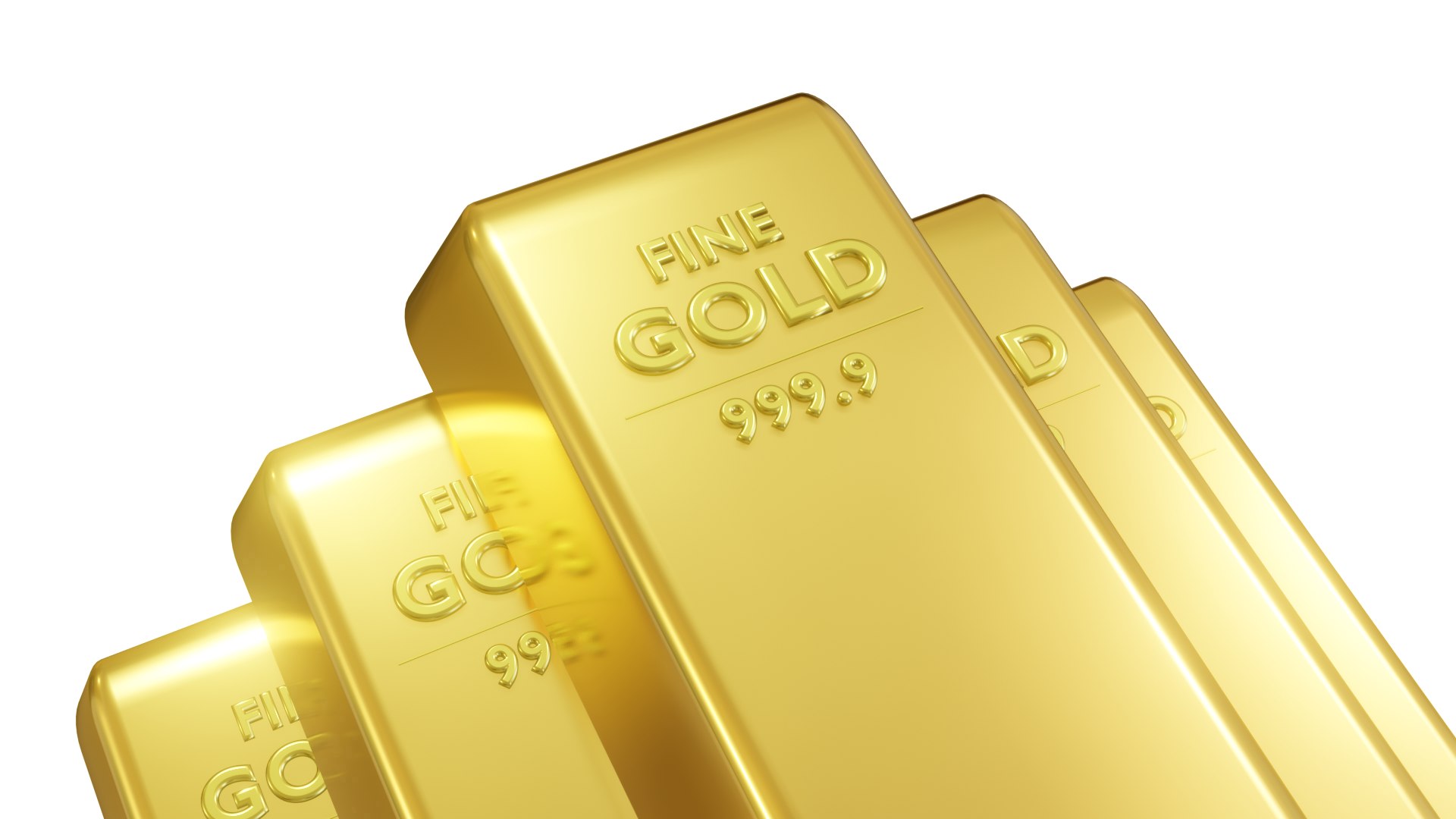 3D Model GOLD BAR 999 PURE GOLD BAR - TurboSquid 2277897