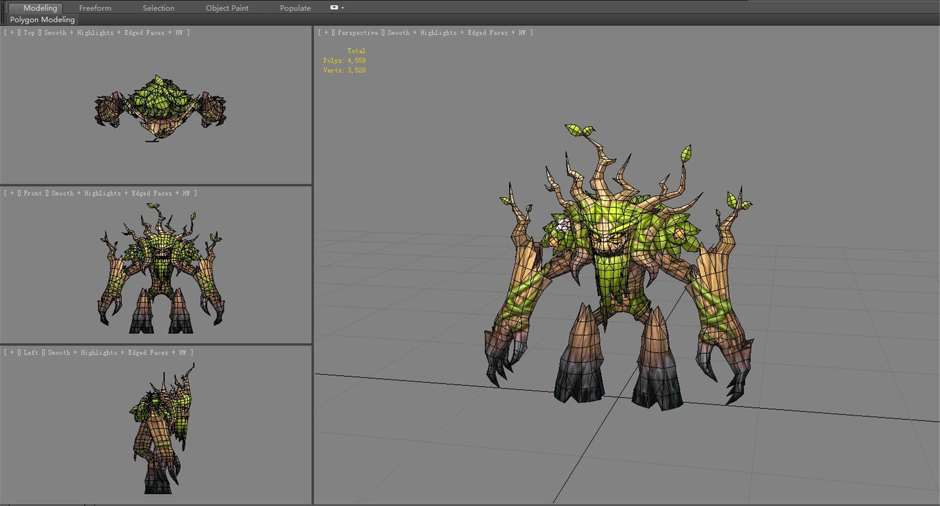 3D Old Dryad - Tree Monster - TurboSquid 2265076