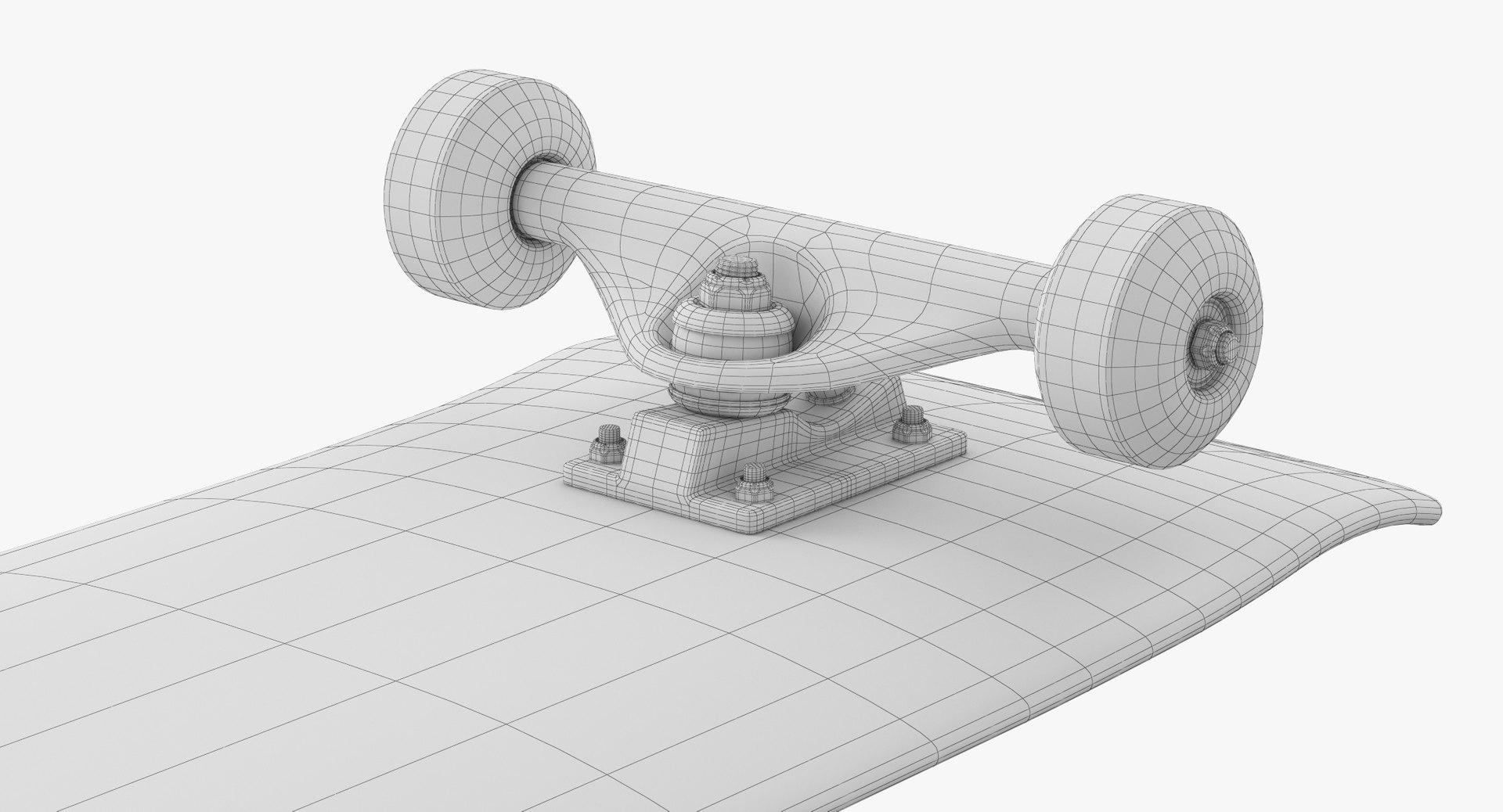 3d Realistic Skateboard Model