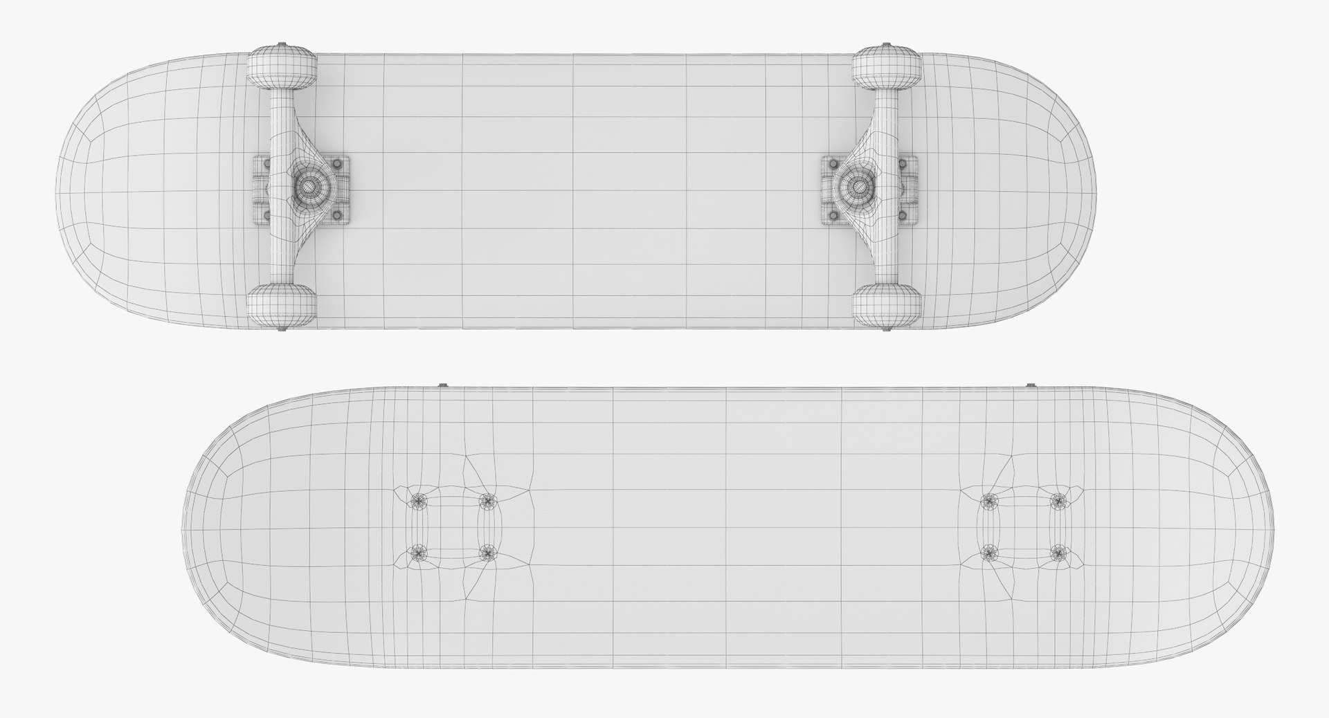 3d Realistic Skateboard Model