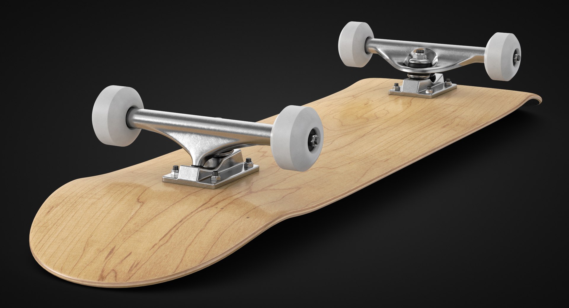 3d Realistic Skateboard Model