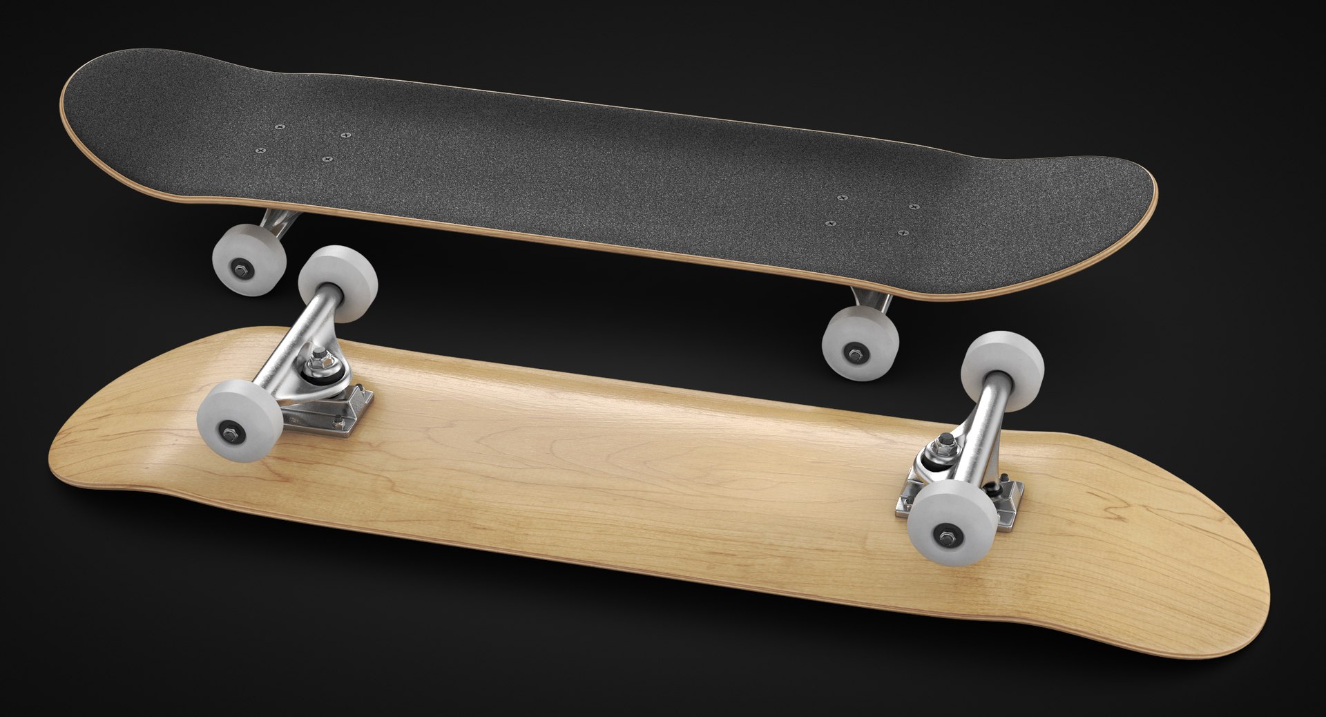 3d Realistic Skateboard Model