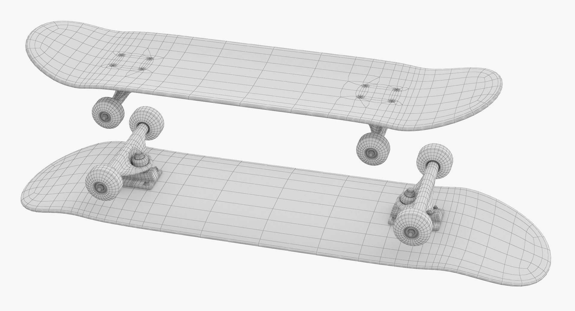 3d Realistic Skateboard Model