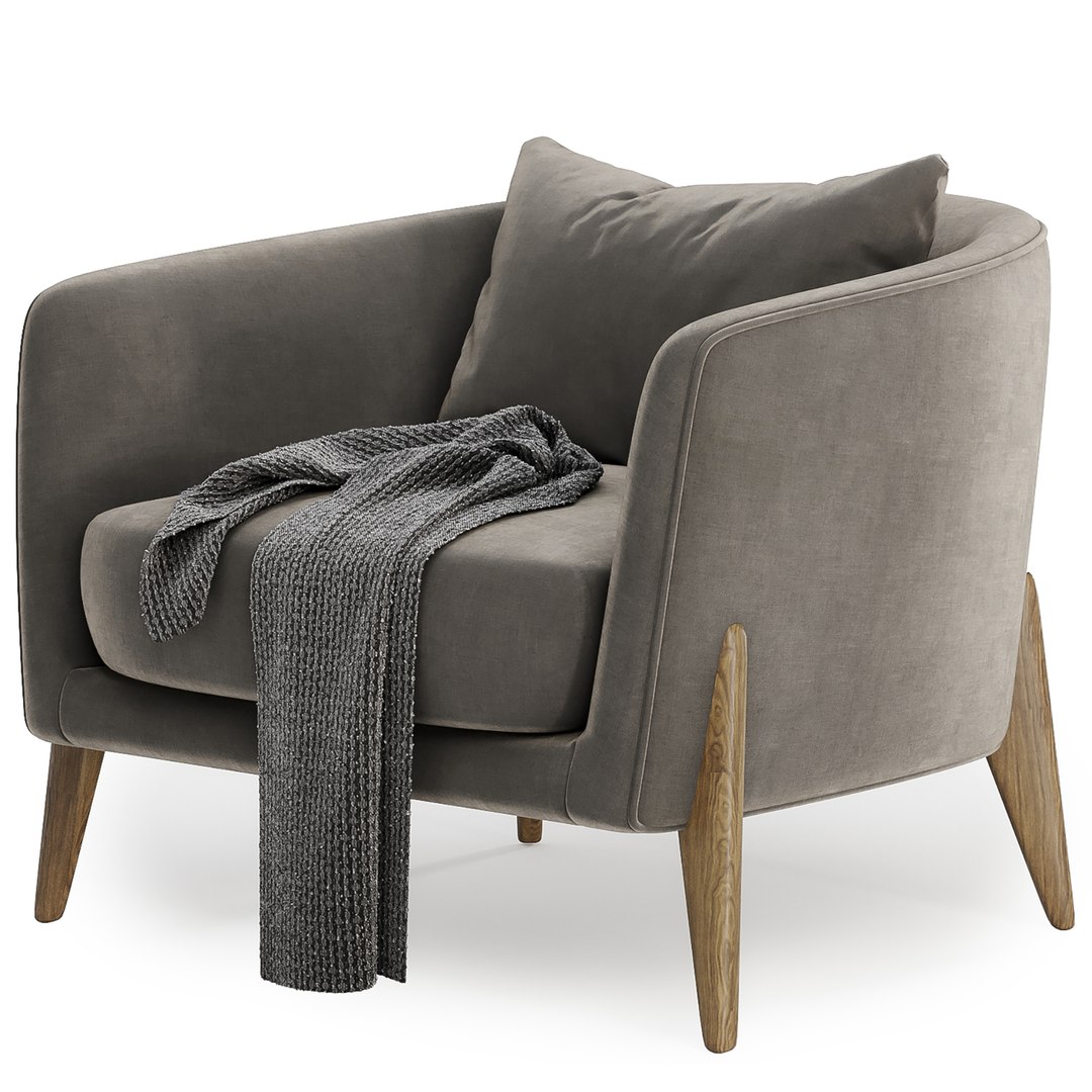 3D delray arm chair - TurboSquid 2173875