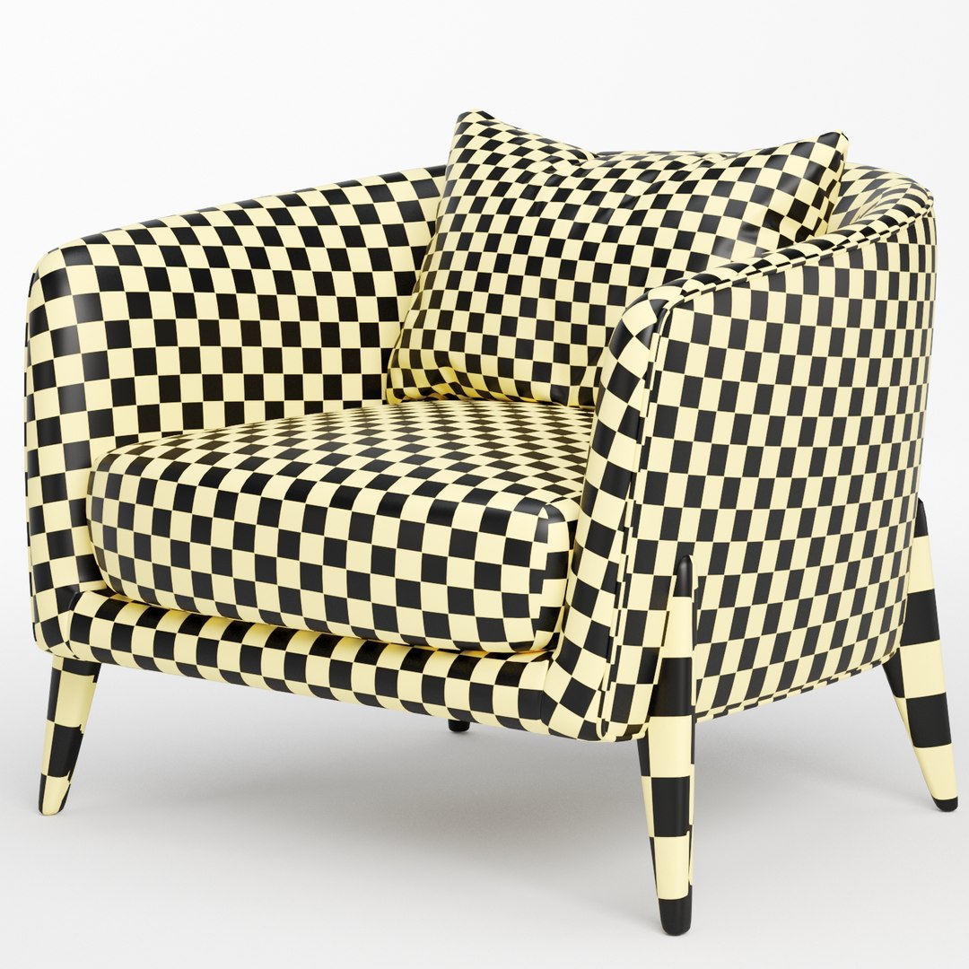 3D delray arm chair - TurboSquid 2173875