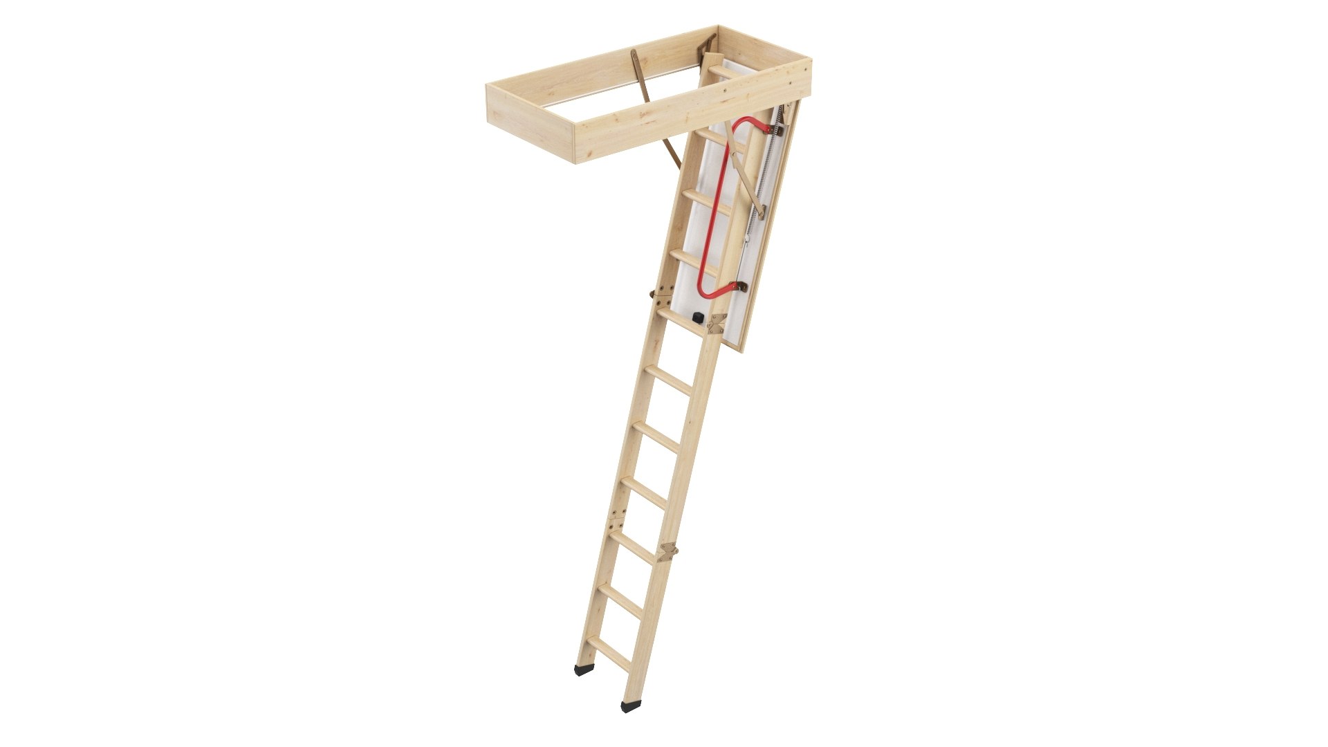 Attic Ladder 3D Model - TurboSquid 1804374