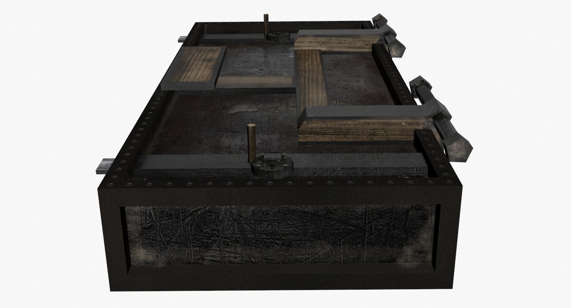 3d medieval vault door model