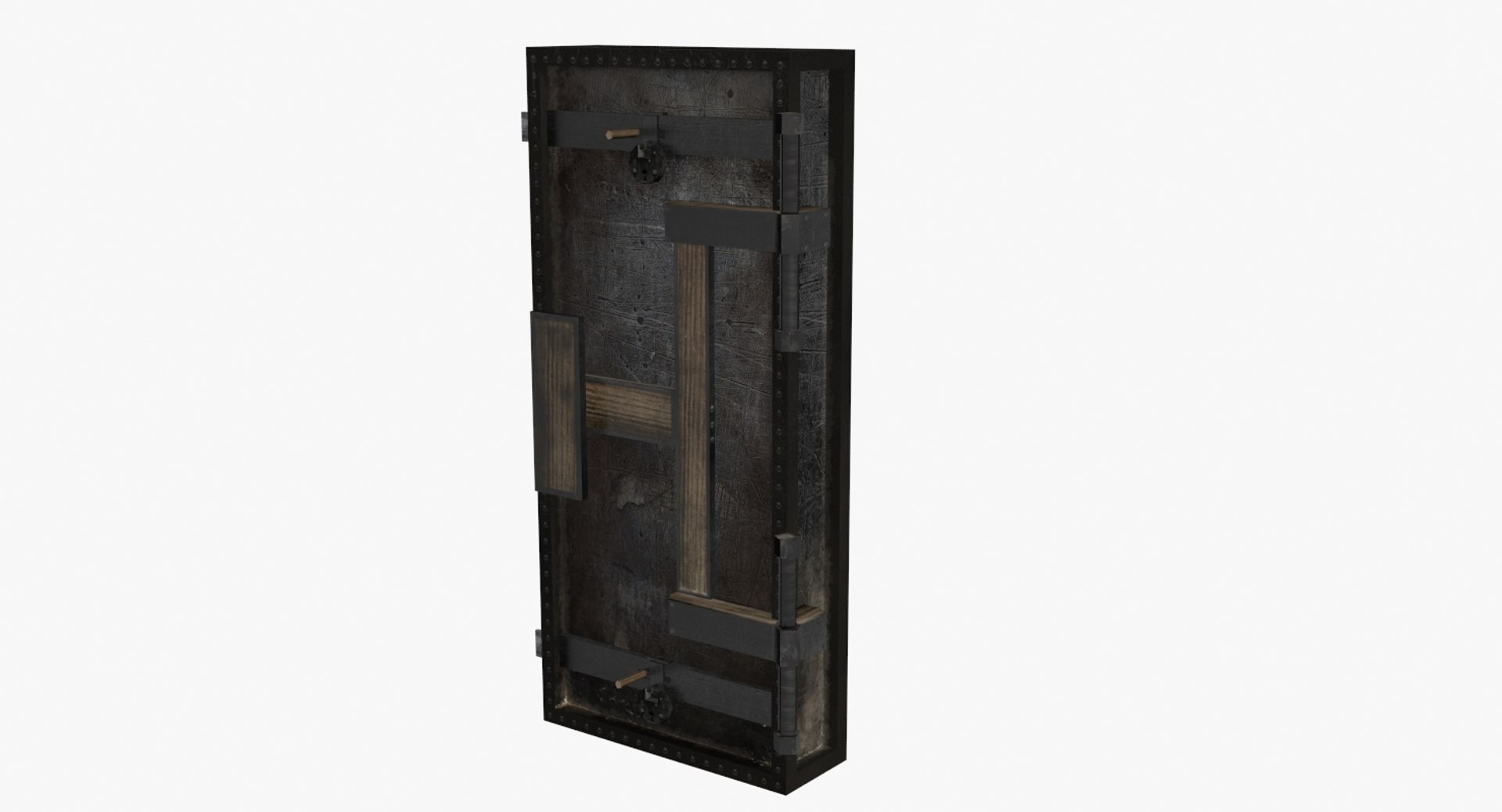 3d medieval vault door model