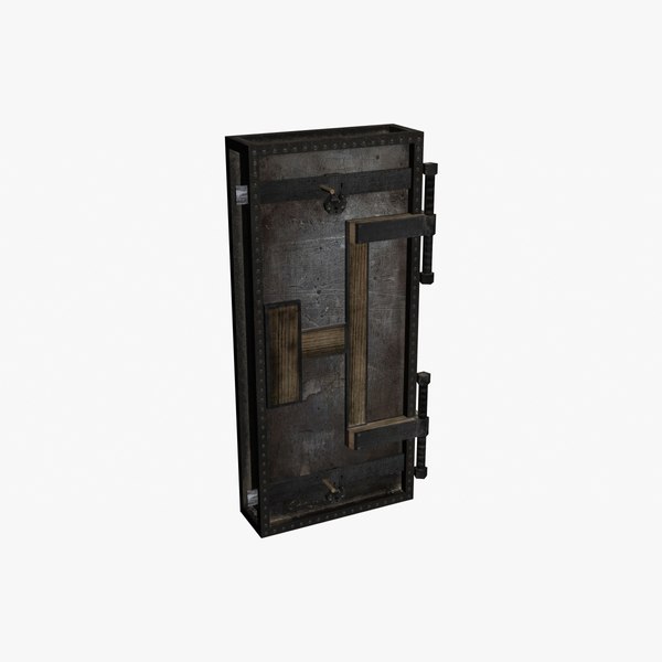3d medieval vault door model