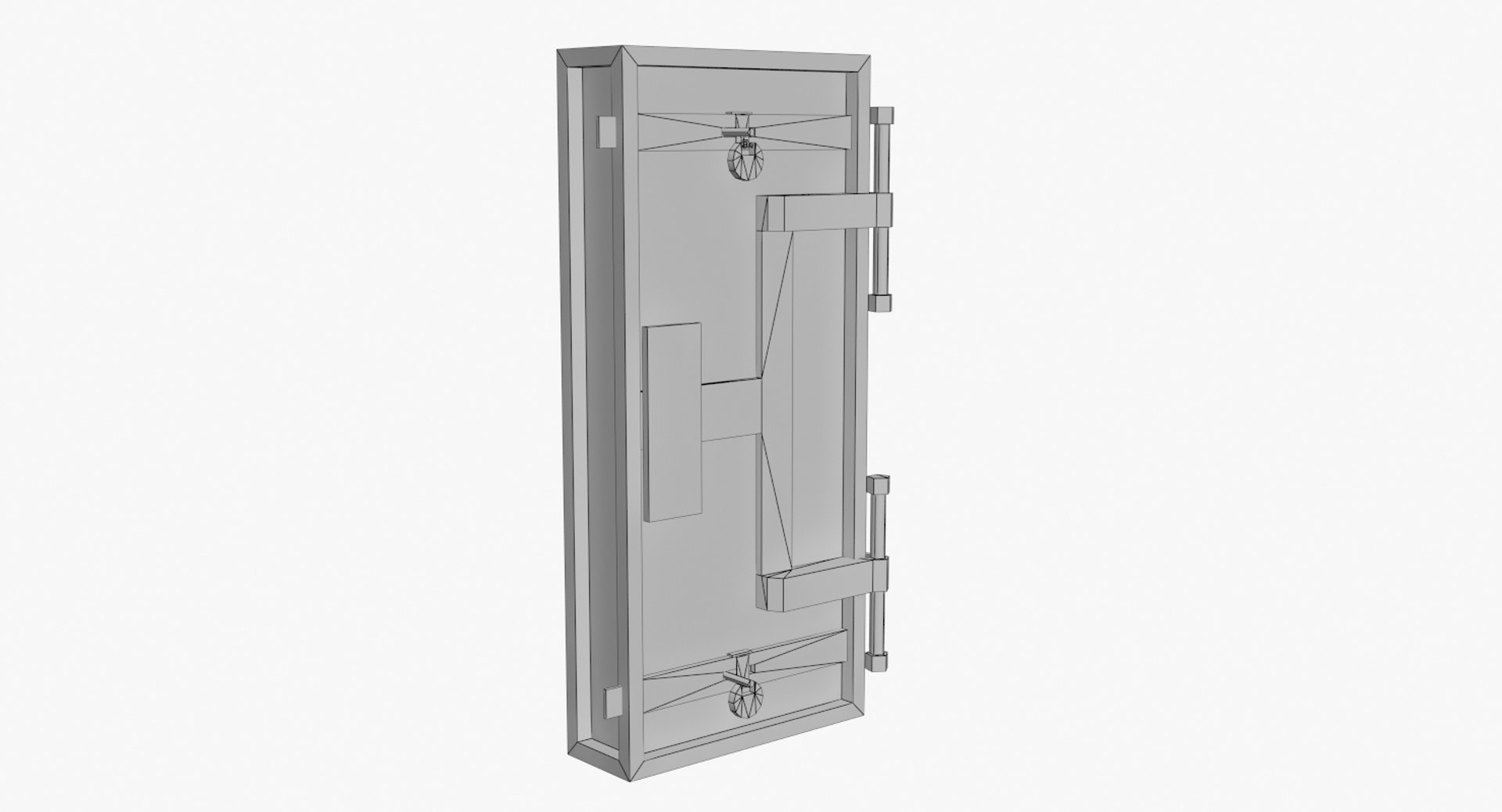 3d medieval vault door model