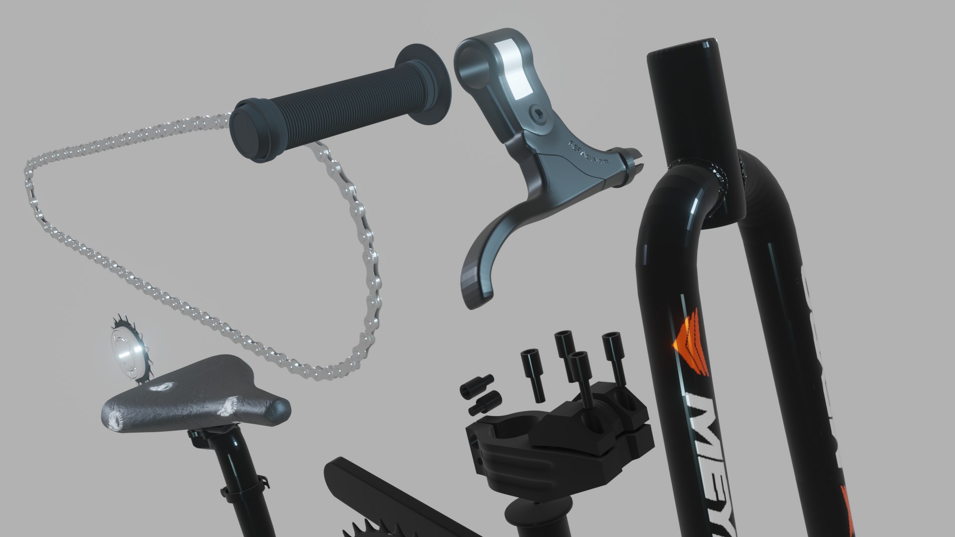 3D Bmx-racing Bike Kit - TurboSquid 1486388