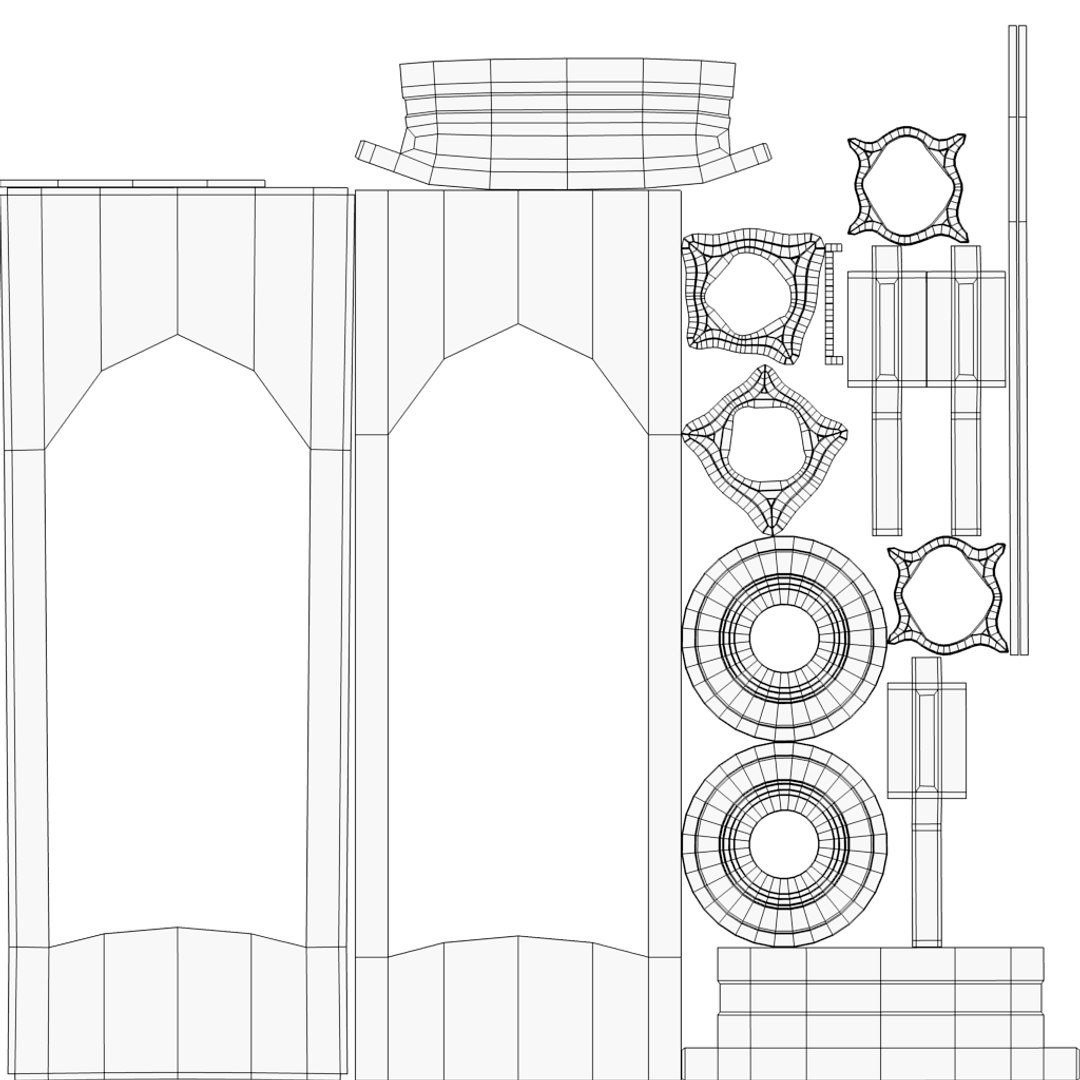 Gothic Tower Model - TurboSquid 2107023