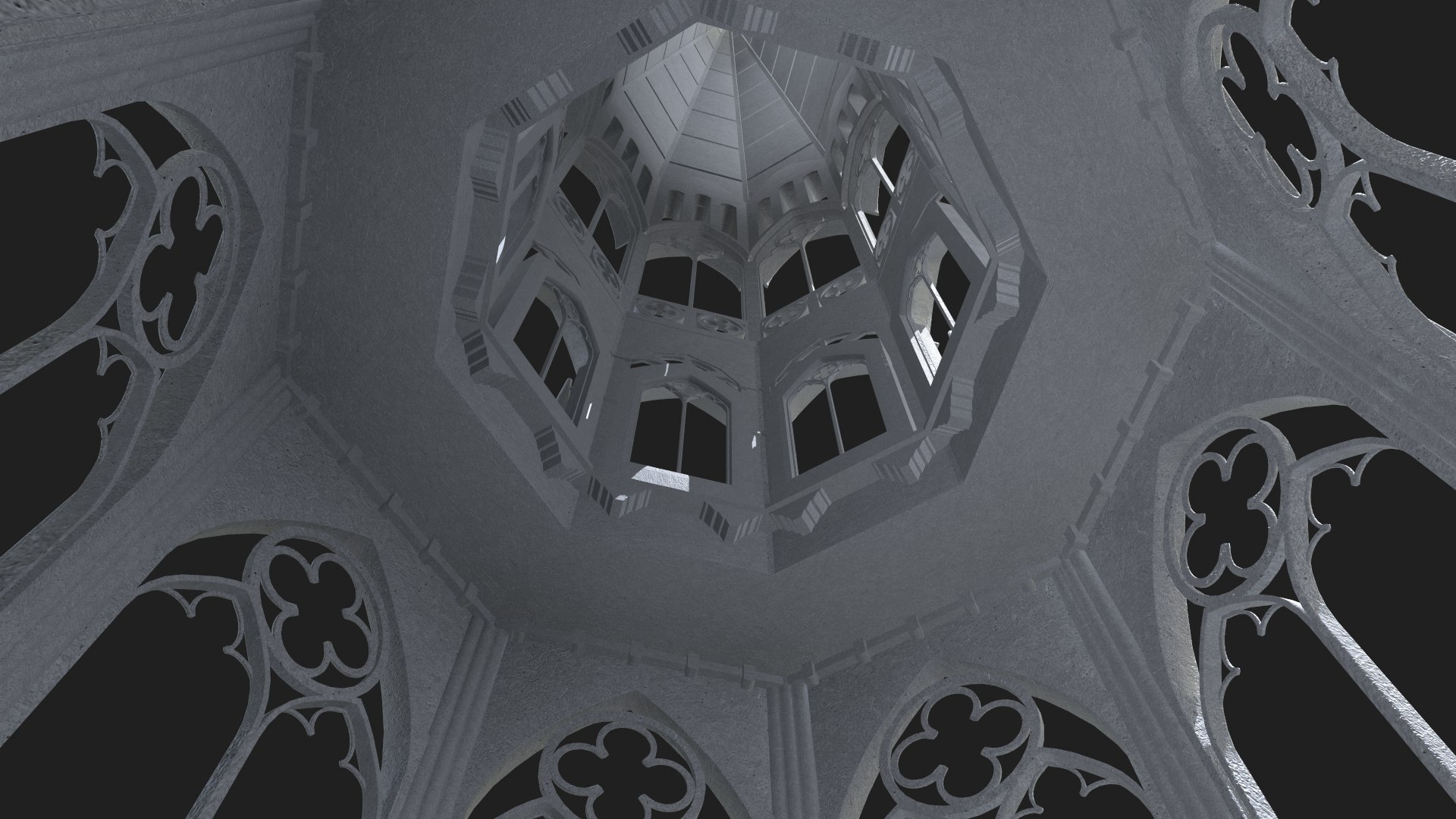 Gothic Tower Model - TurboSquid 2107023