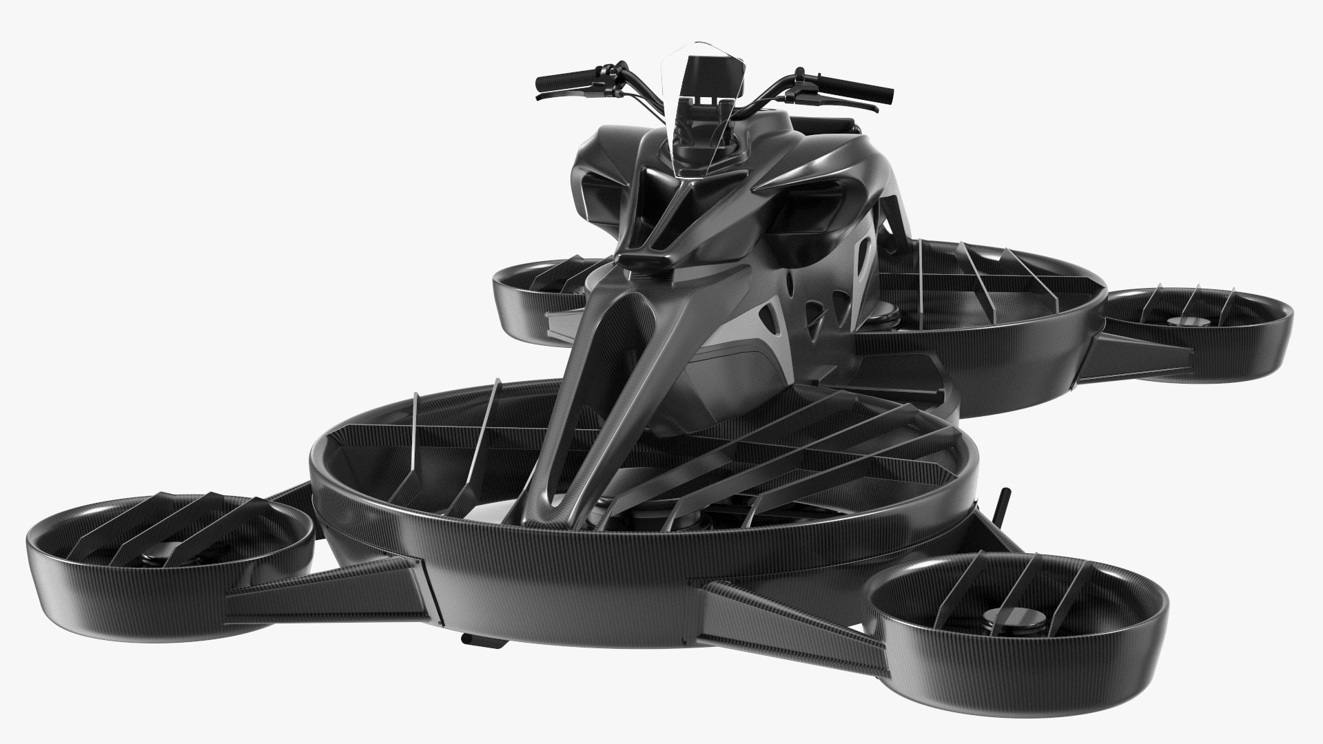 Fly Black Hoverbike XTURISMO 3D - TurboSquid 2111843