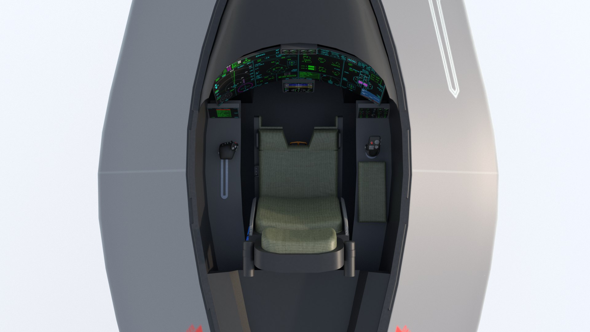 3D Silent Falcon The Next Generation Stealth Fighter Jet Model ...