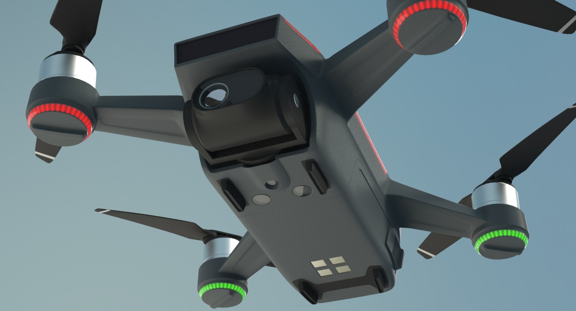 Dji Spark Quadcopter 3D - TurboSquid 1164948